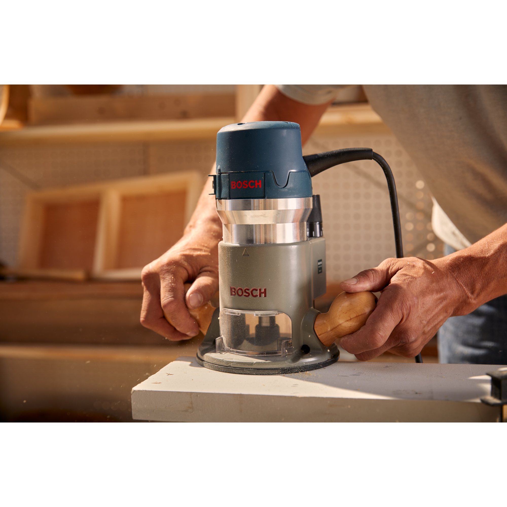 Bosch 1617EVSPK 2.25 HP Combination Plunge- and Fixed-Base Router ...
