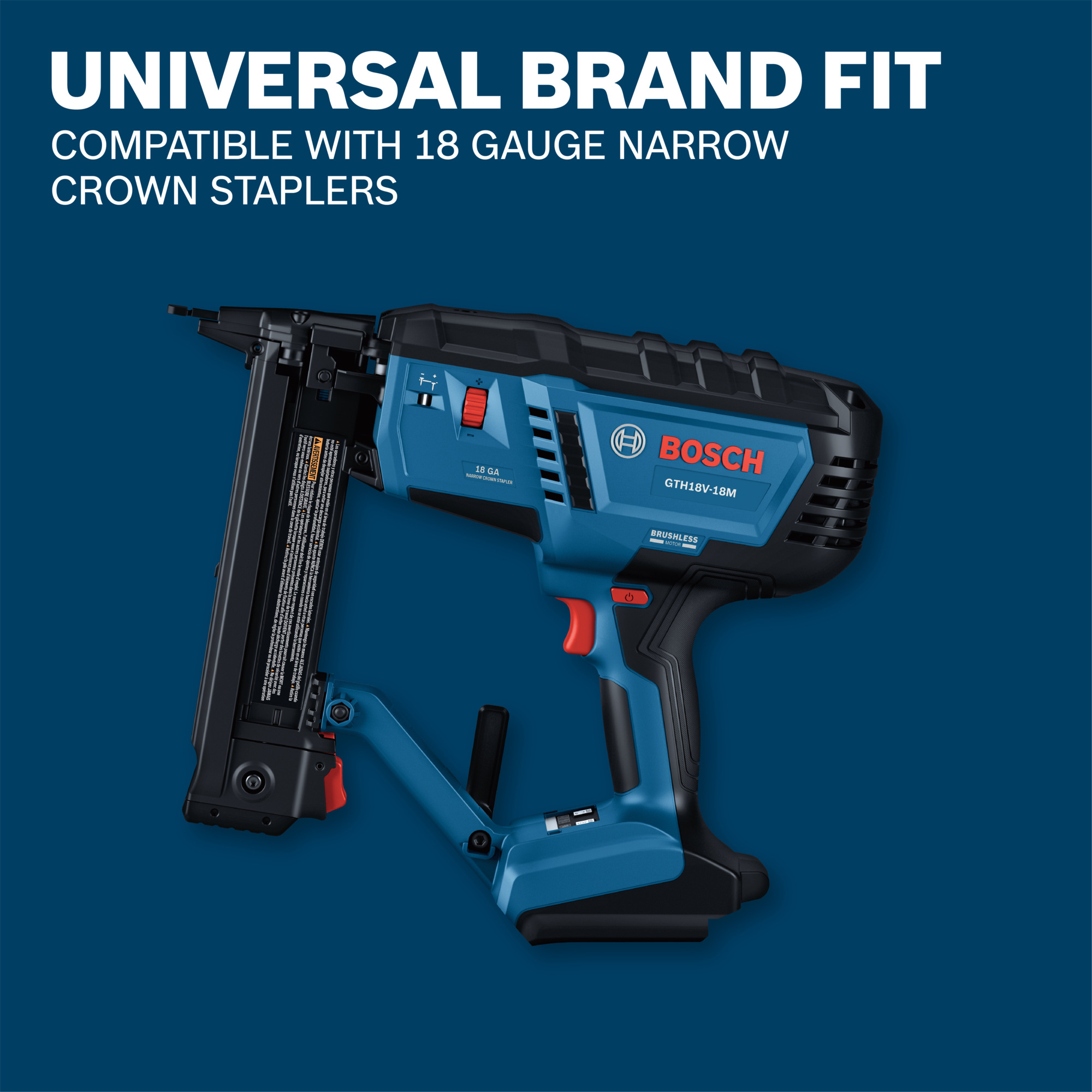 Bosch GTH18G116GV 1-3/16 In. 18ga Narrow Crown Staples (5000 Per Box ...