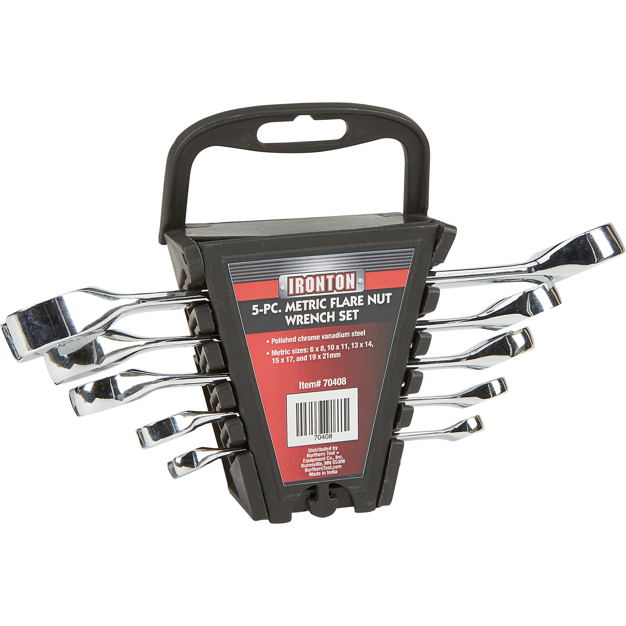 Ironton Metric Flare Nut Wrench Set — 5-Pc. | Northern Tool