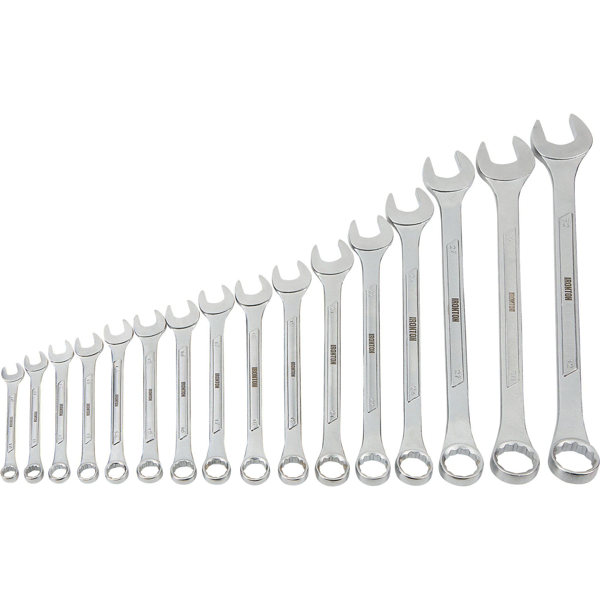 Ironton Combination Wrench Set — 16-Pc., Metric | Northern Tool