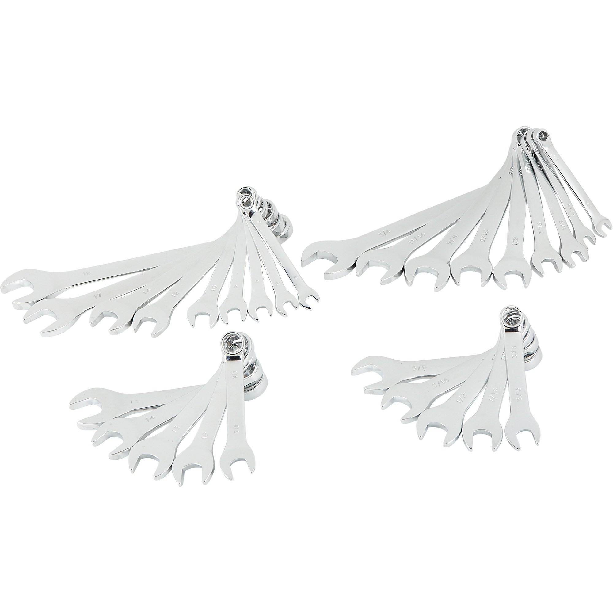 Ironton SAE/Metric Combination Wrench Set — 28-Pc. | Northern Tool