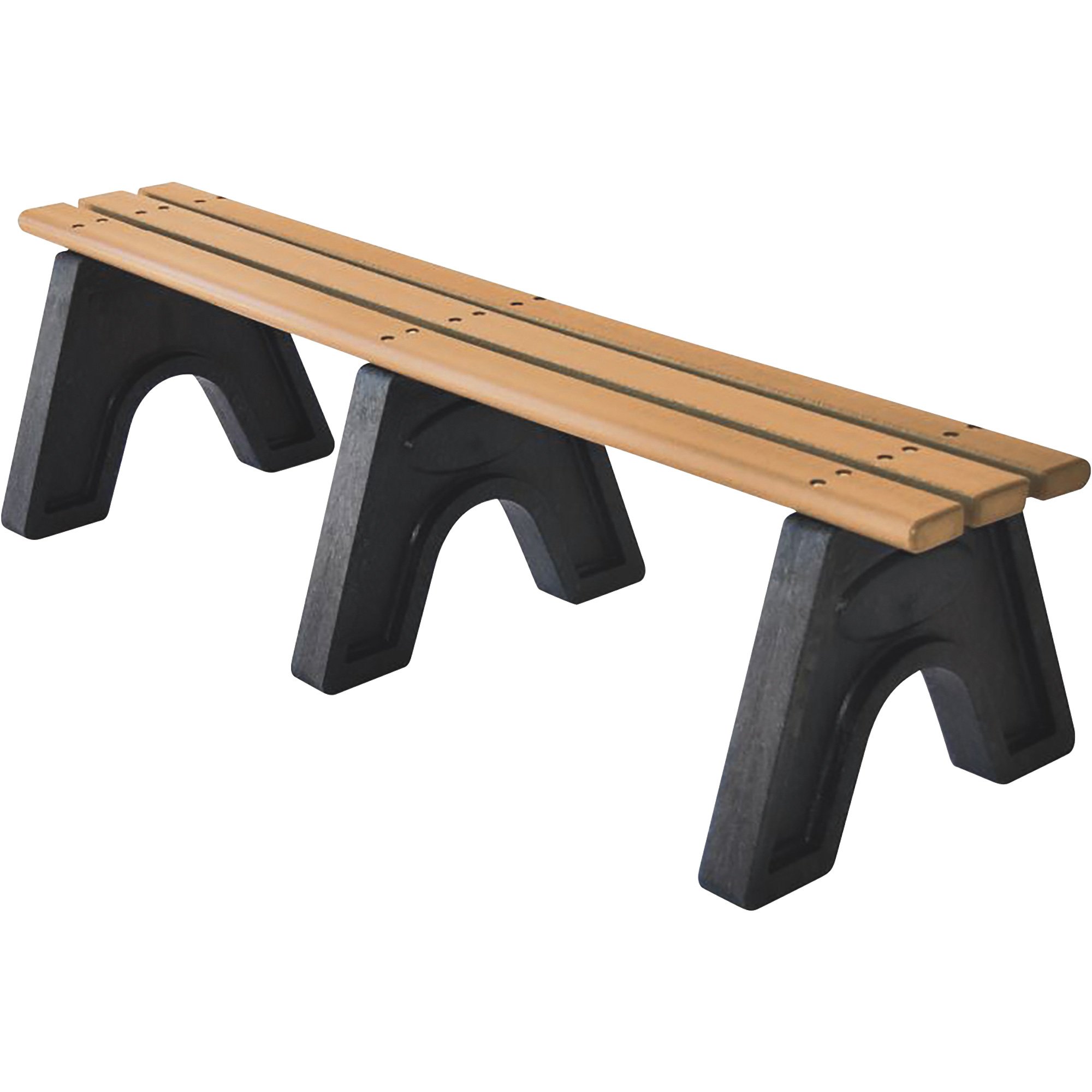 UltraSite Recycled Plastic Bench — 6ft.L, Cedar Color, Model# 22-CDR6 ...