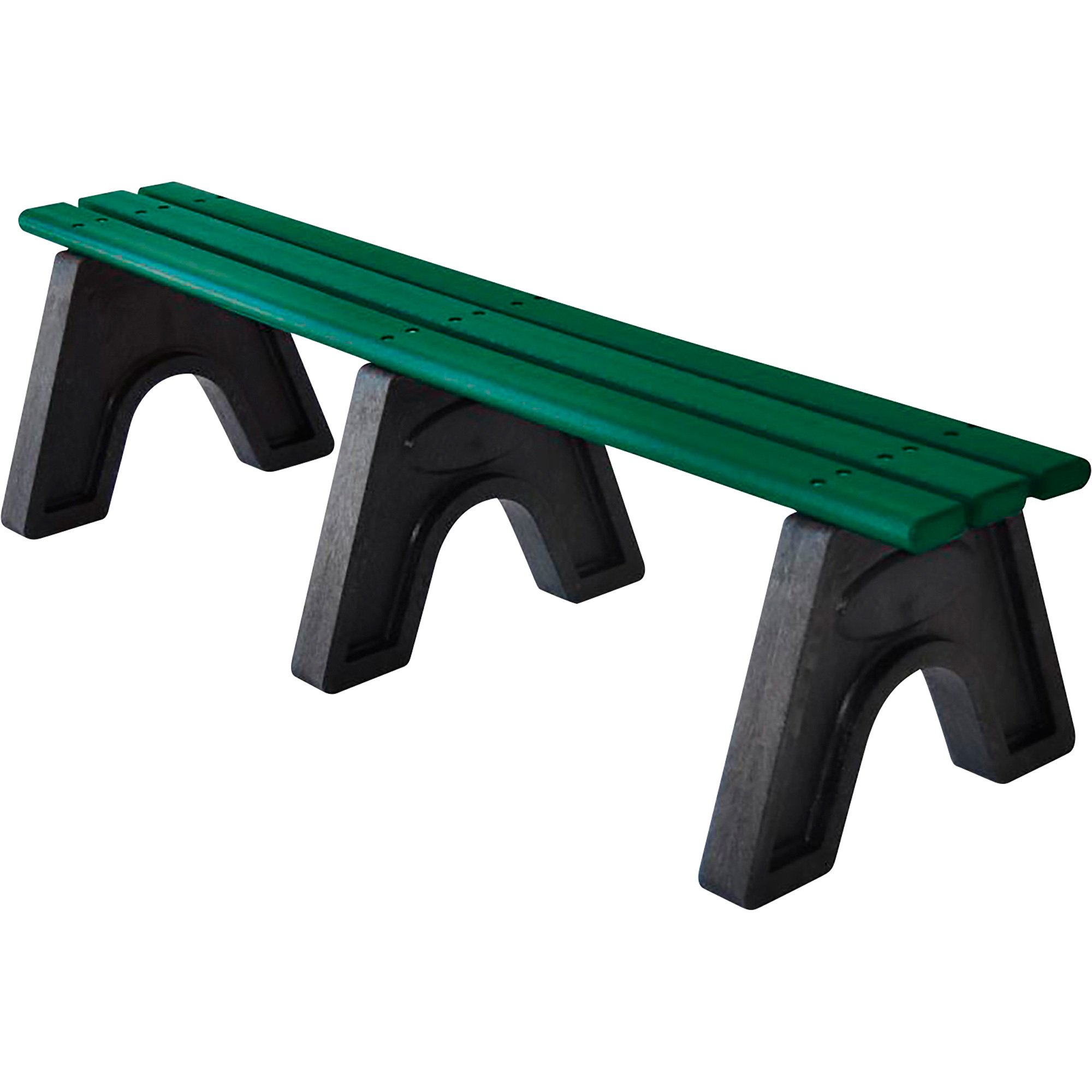 UltraSite Recycled Plastic Bench — 6ft.L, Green, Model# 22-GRN6 ...