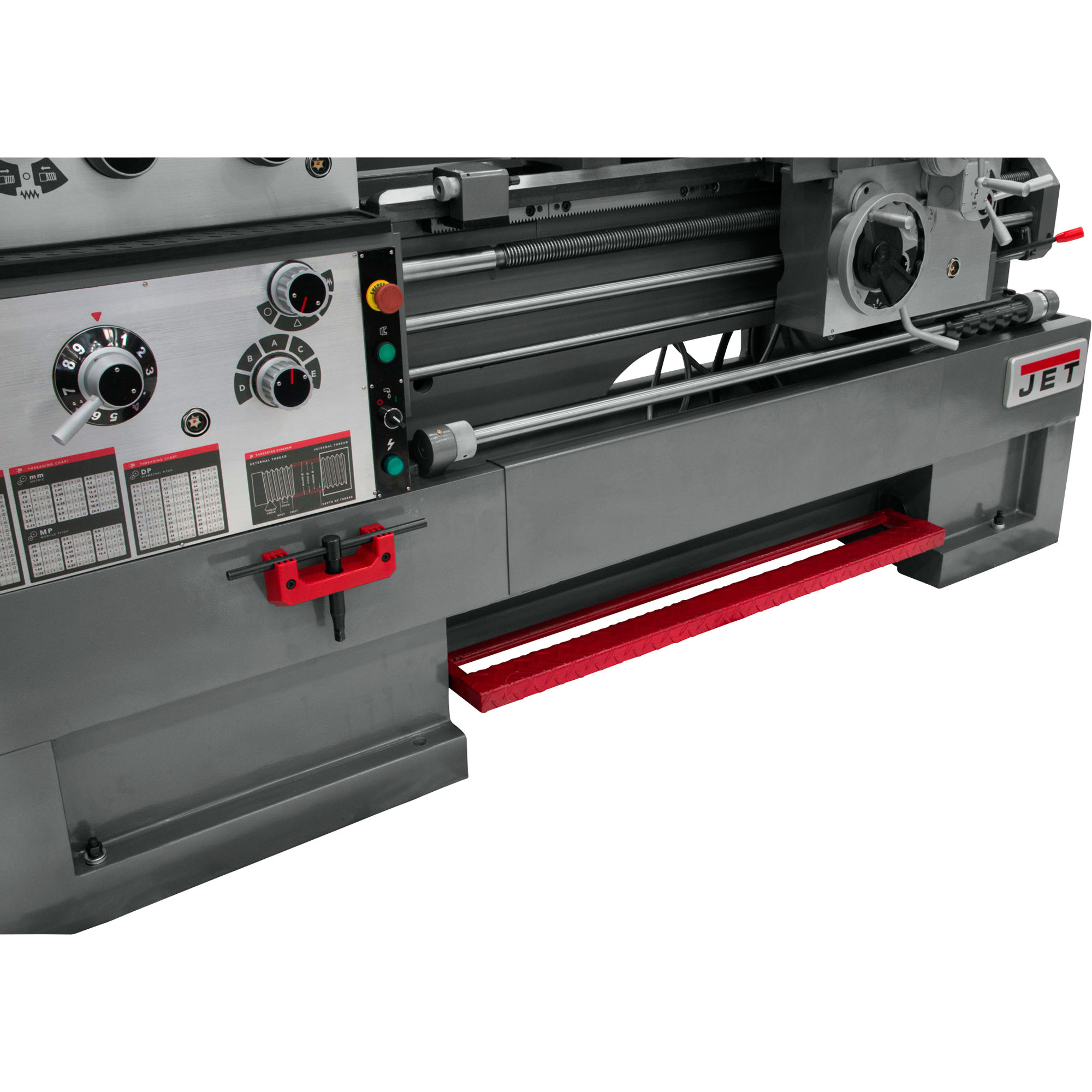 JET ZX-Series Large Spindle Bore Lathe with Acu-Rite 203 DRO, Taper ...
