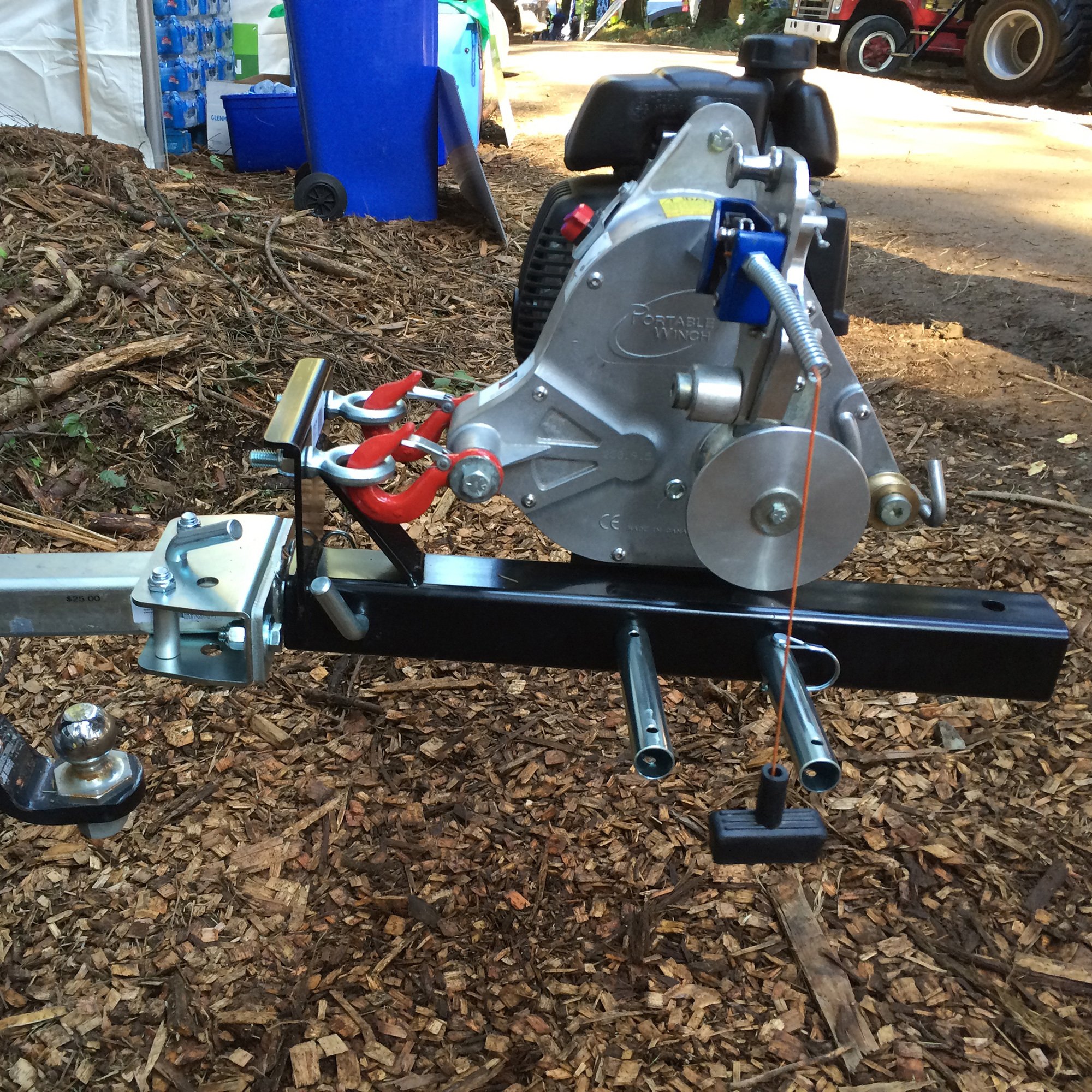 Portable Winch Pivoting Anchor — For Vertical Pull Winch Support (Item ...