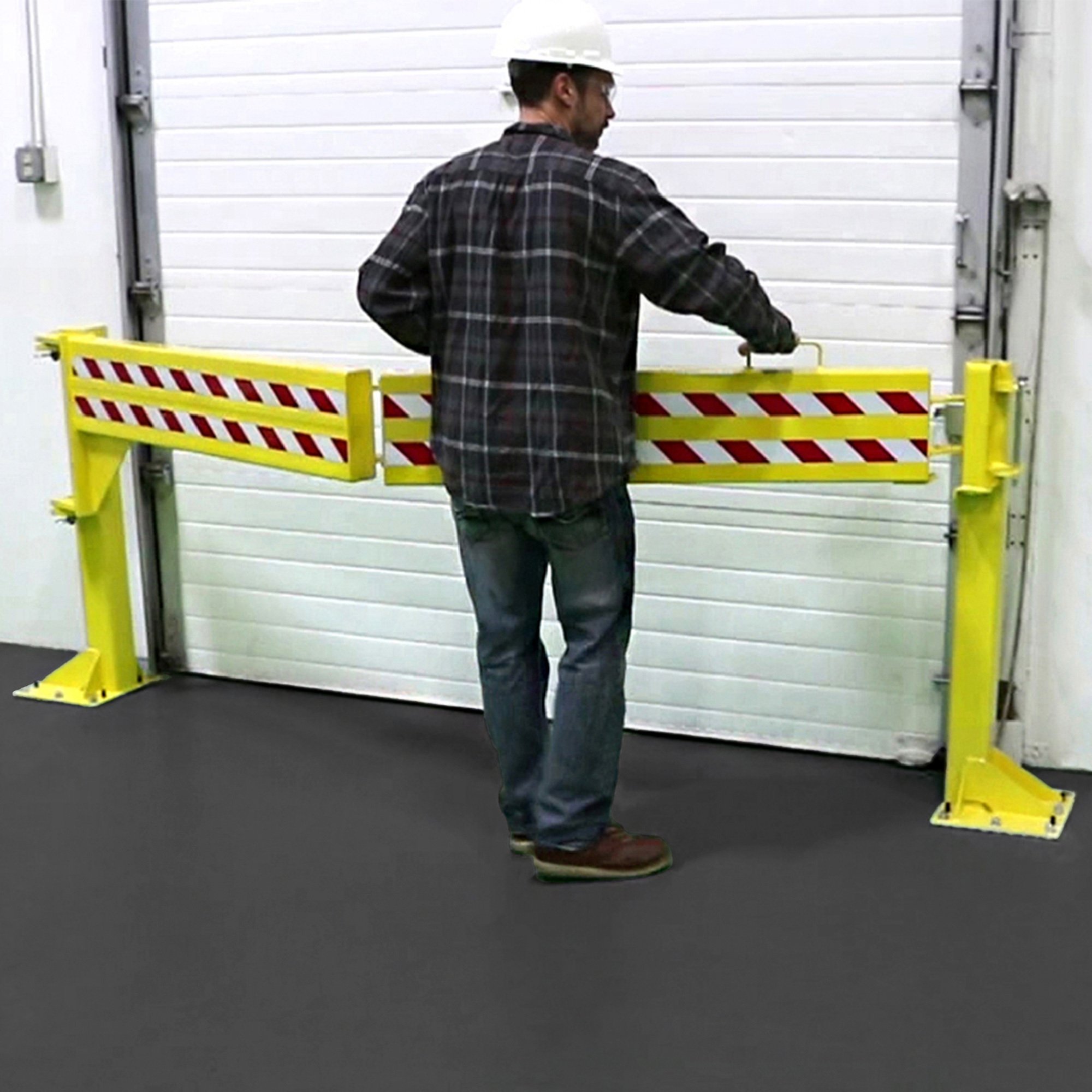 US Netting Defender Gate 10 Loading Dock Safety Gate — 10ft.L x 42in.H ...