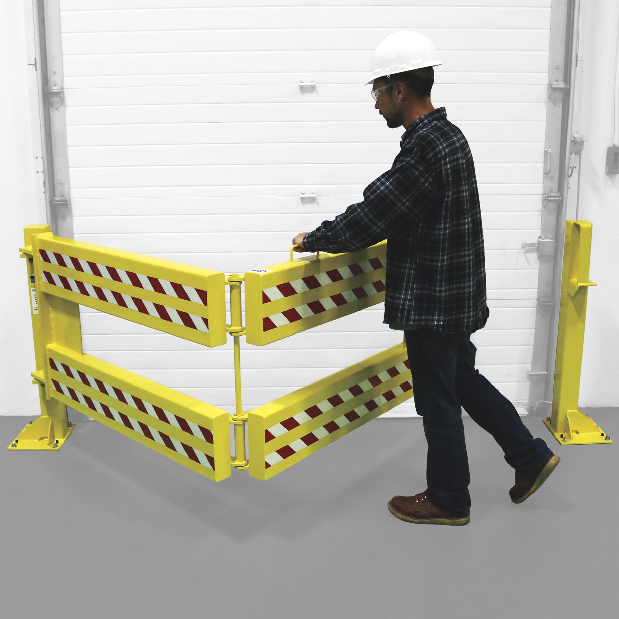US Netting Defender Gate 20 Loading Dock Safety Gate with Security ...