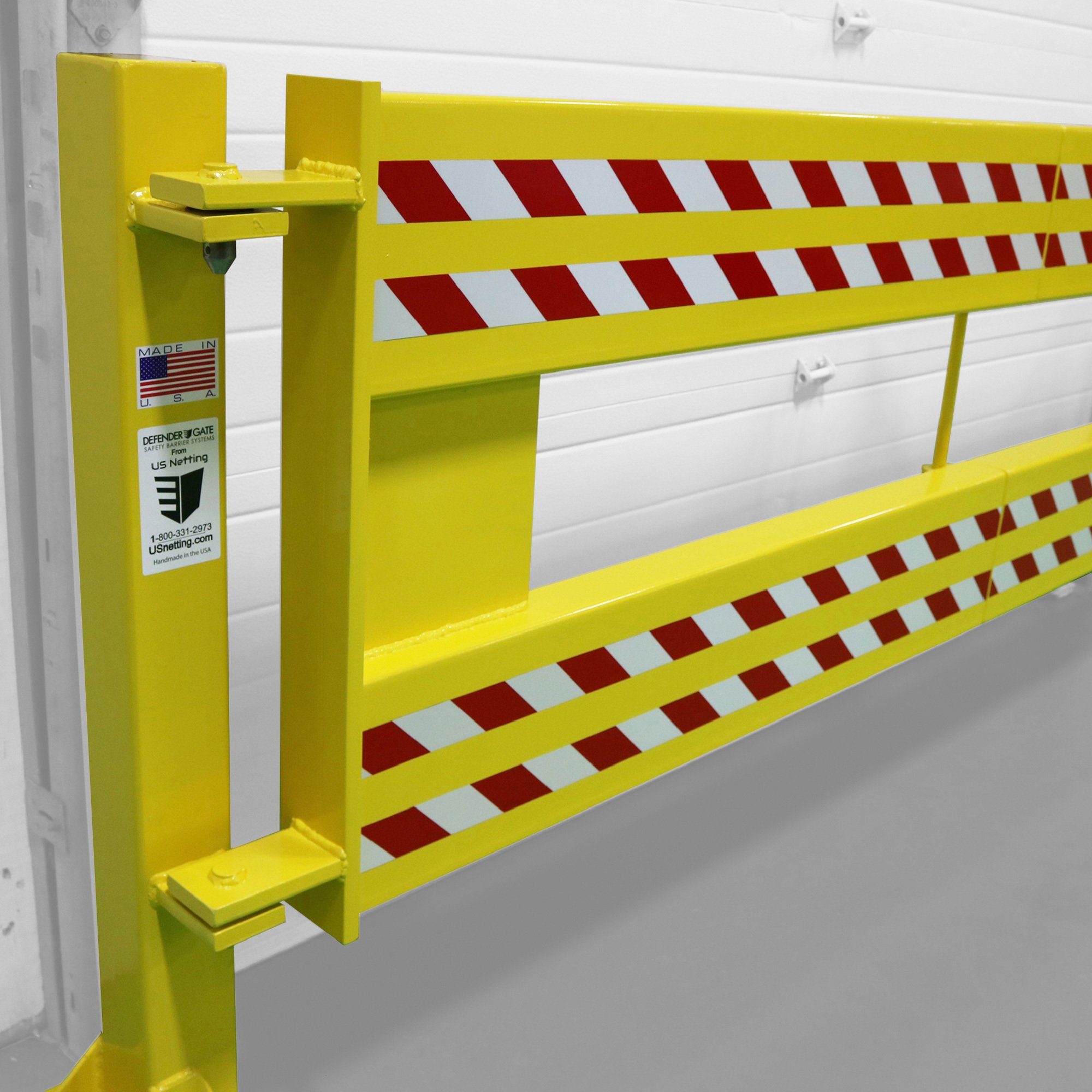 US Netting Defender Gate 20 Loading Dock Safety Gate — 8ft.L x 42in.H ...