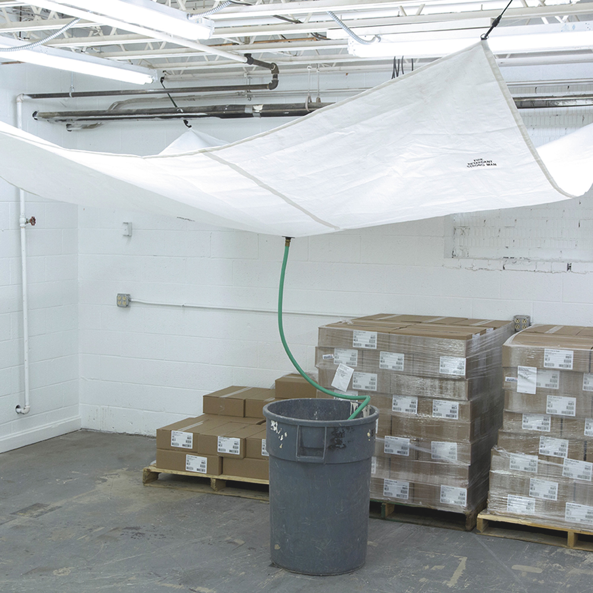 Strong Man Water Diverting Drainage Tarps, 10-Pack, 6ft. x 6ft., Model ...