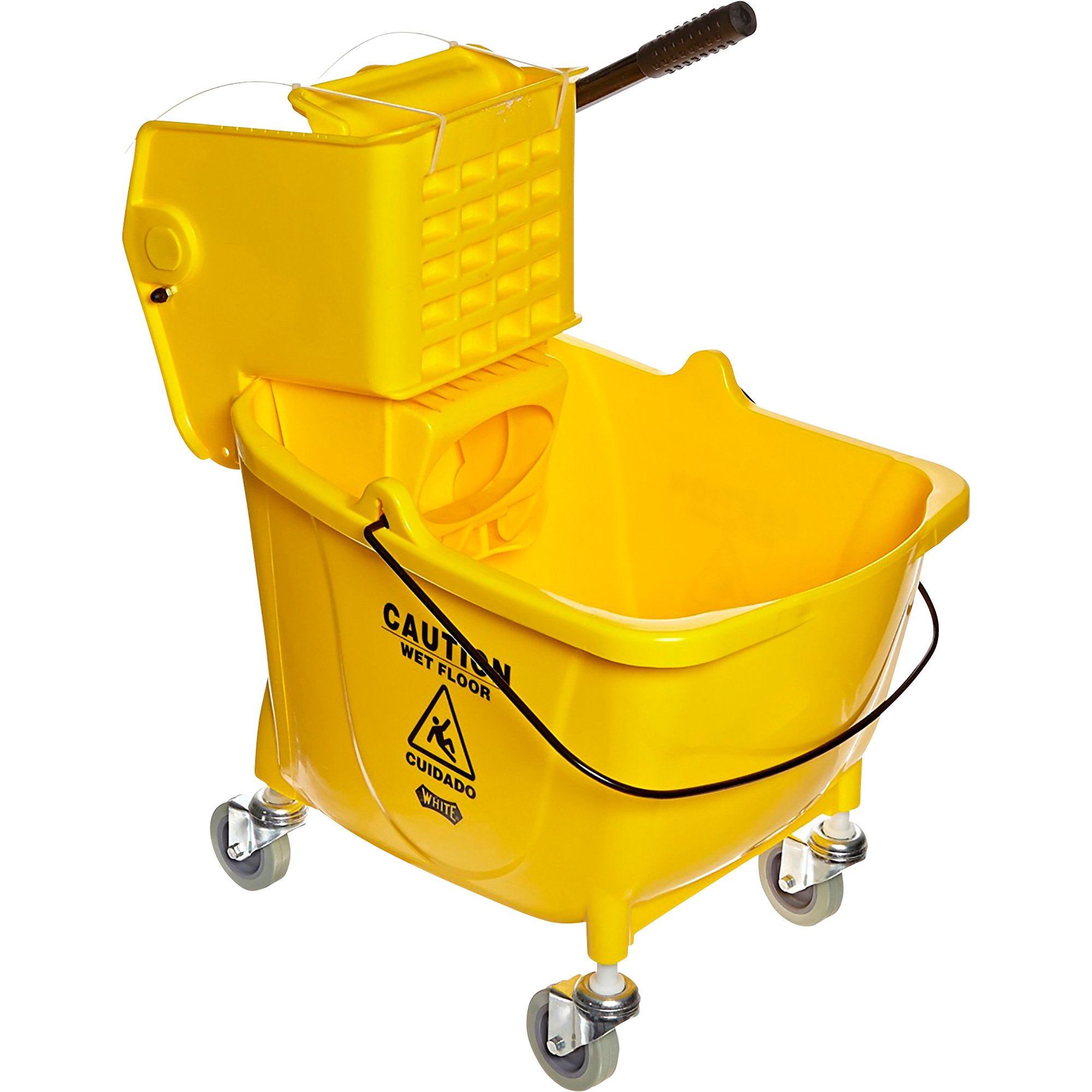 Empress Side Press Wringer and Mop Bucket — Gray, 20.30in.L x 16.2in.W ...