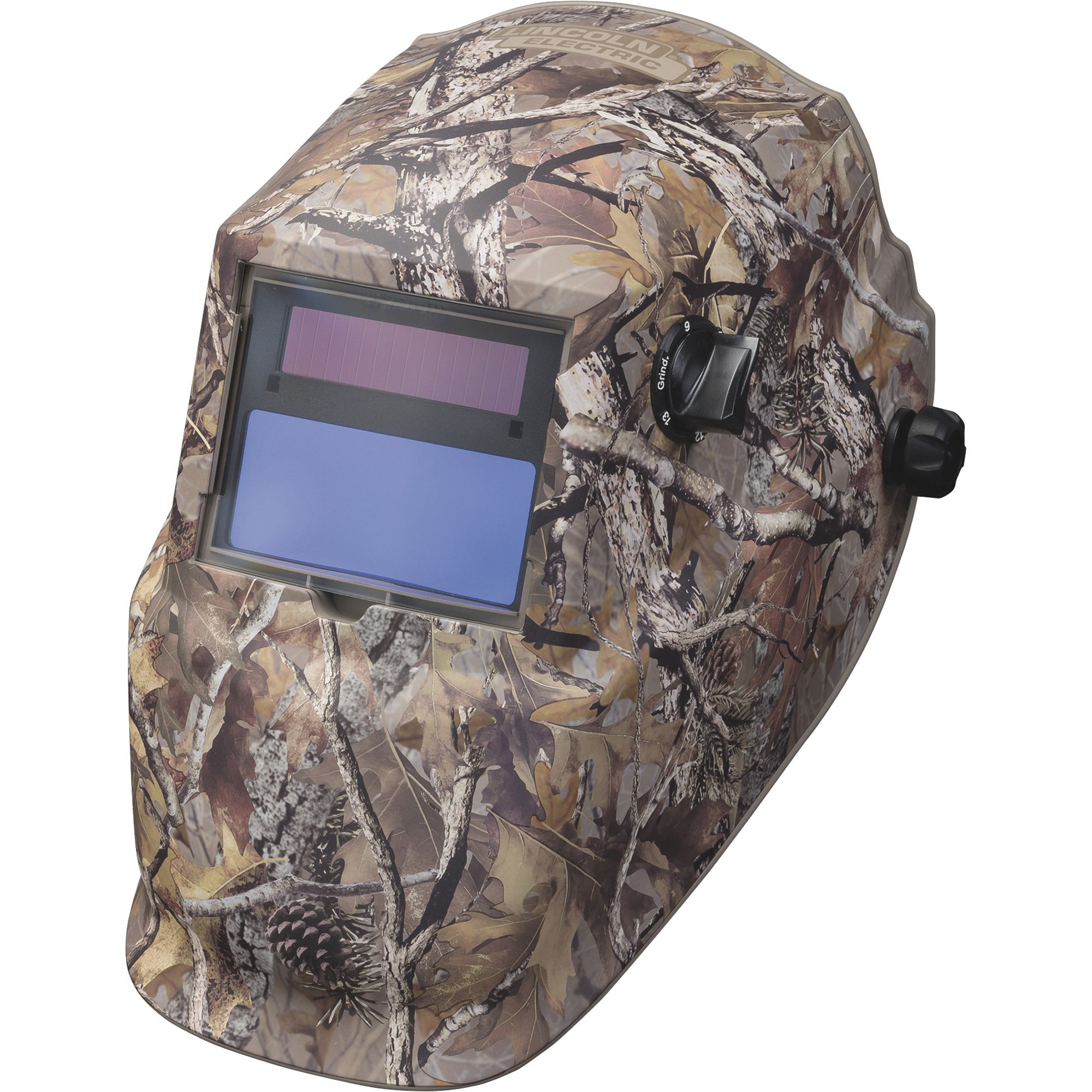 Lincoln Electric Auto-Darkening Welding Helmet with Grind Mode— Camo ...