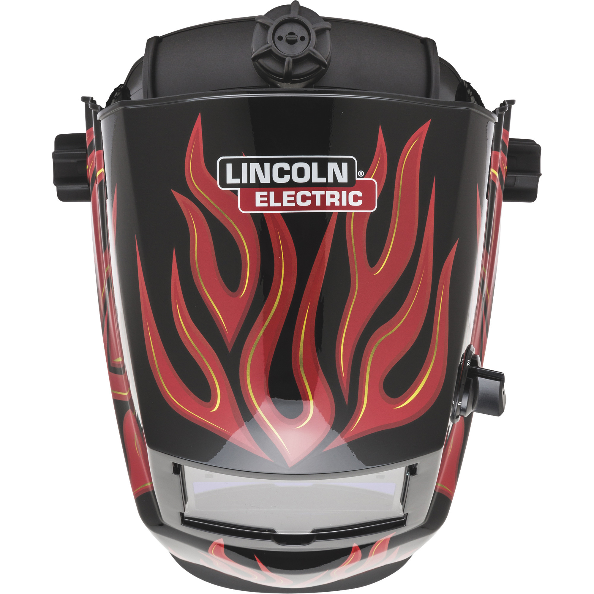 Lincoln Electric Auto-Darkening Welding Helmet with Grind Mode, Red ...