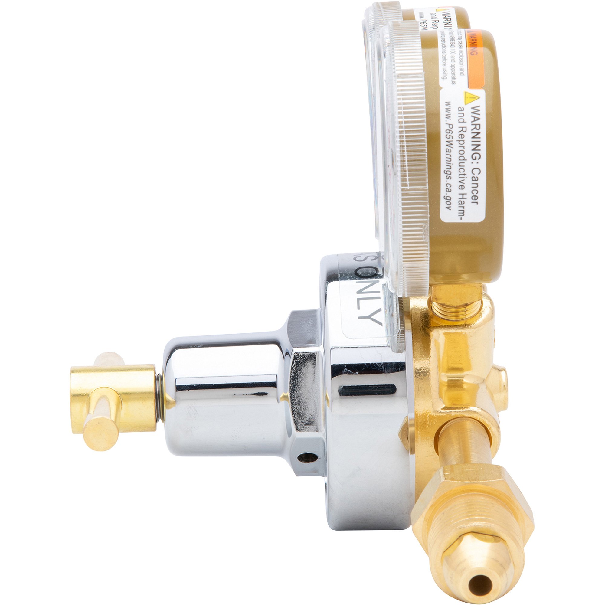 Harris Single-Stage 25GX Nitrogen Purging Regulator — 500 PSIG, 580 CGA ...