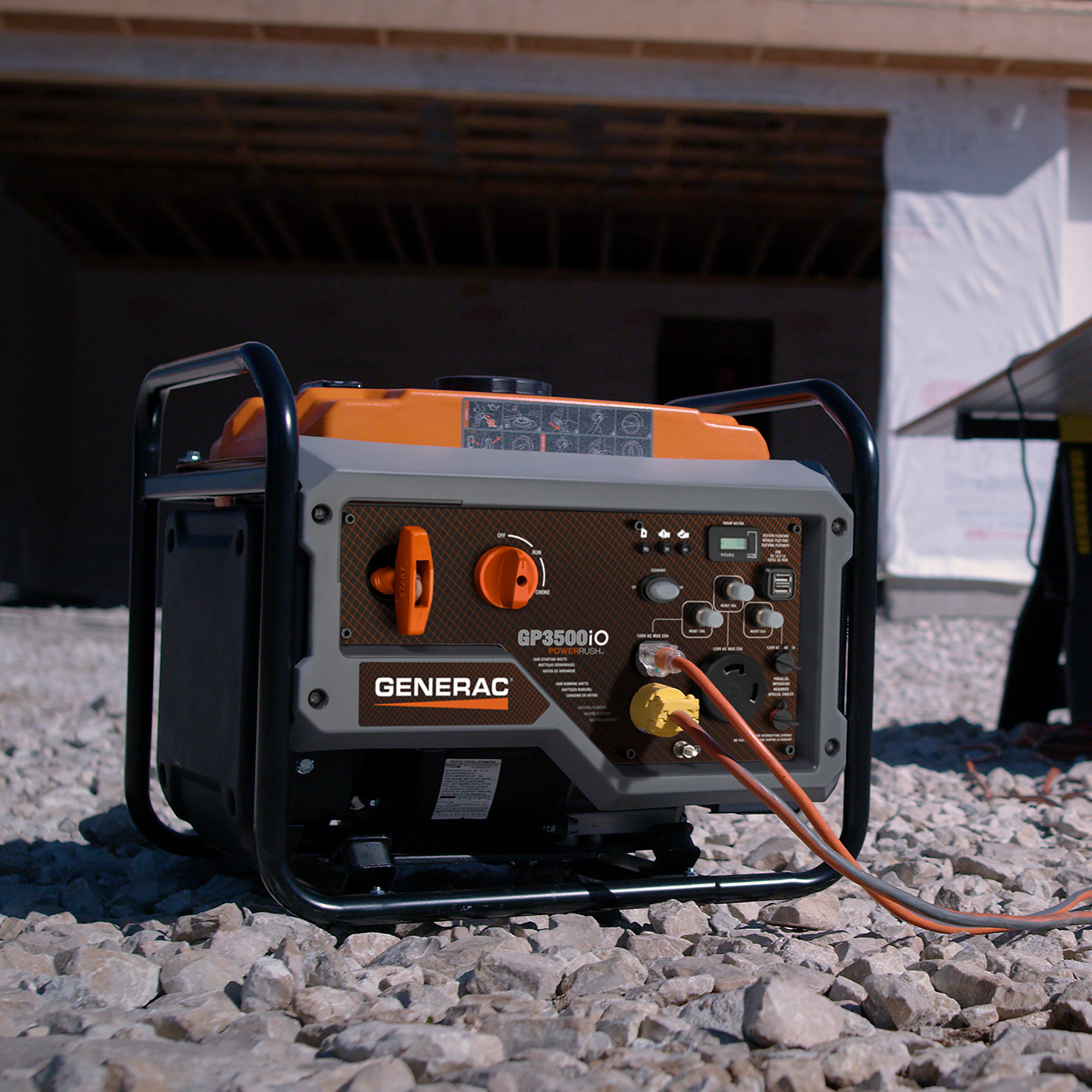 Generac GP3500iO Inverter Generator, 3500 Surge Watts, 3000 Rated Watts ...