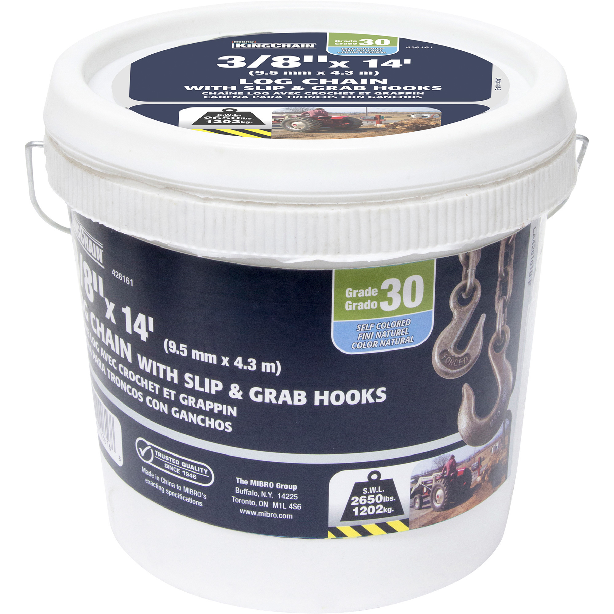 Mibro 3/8in. x 14ft. Log Chain, Model# 526161 | Northern Tool