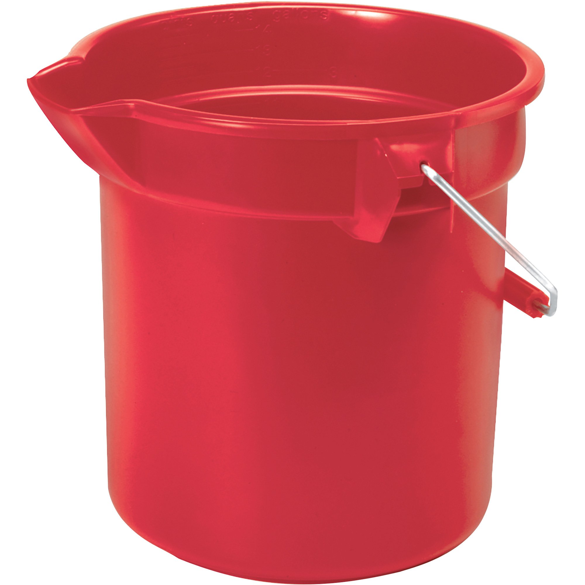 Rubbermaid Brute Bucket — Red, 10-Quart Capacity, Model# 2963-RD-EA ...