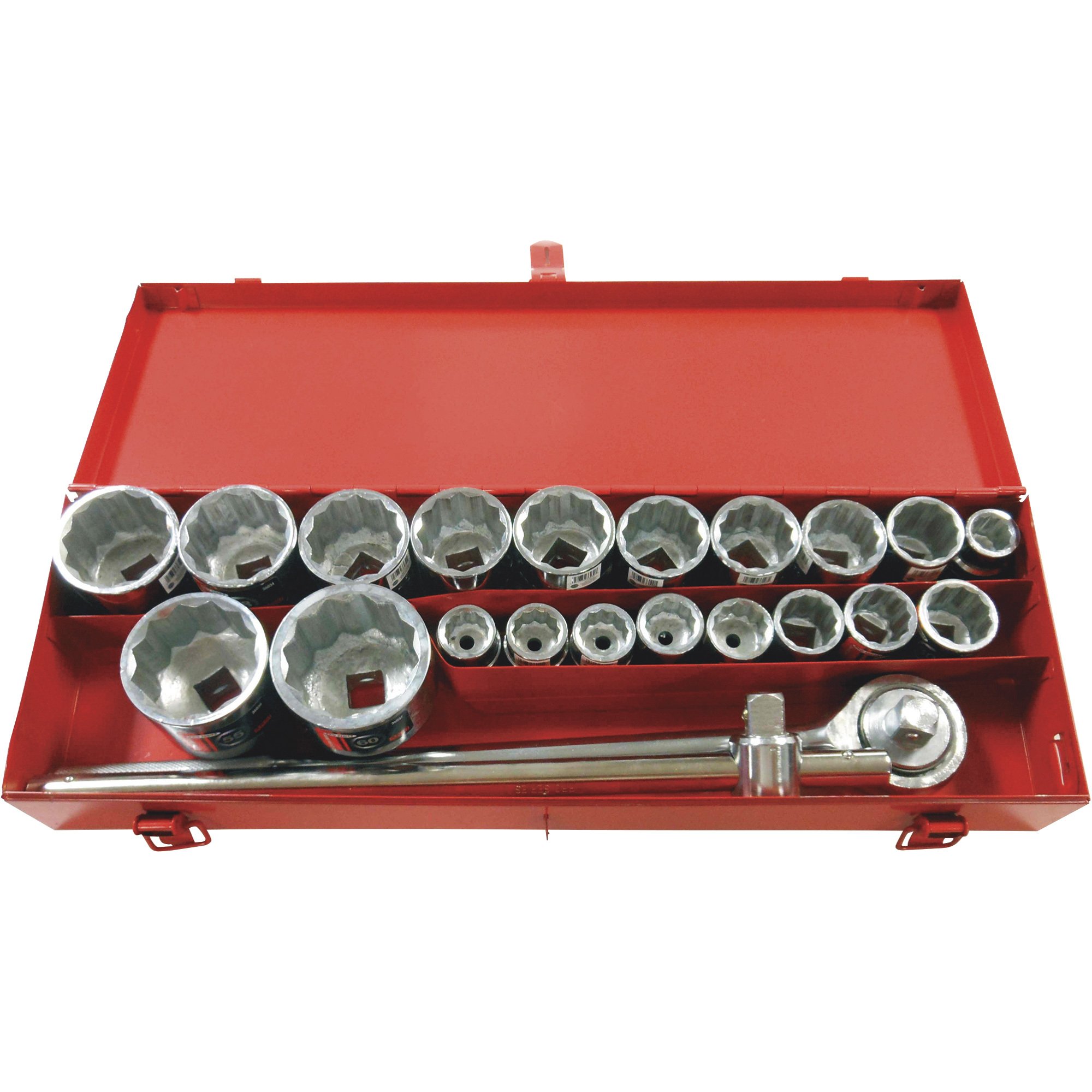 KR Tools Pro Series Jumbo Socket Set — 22-Pc., 3/4in. Drive, Metric ...