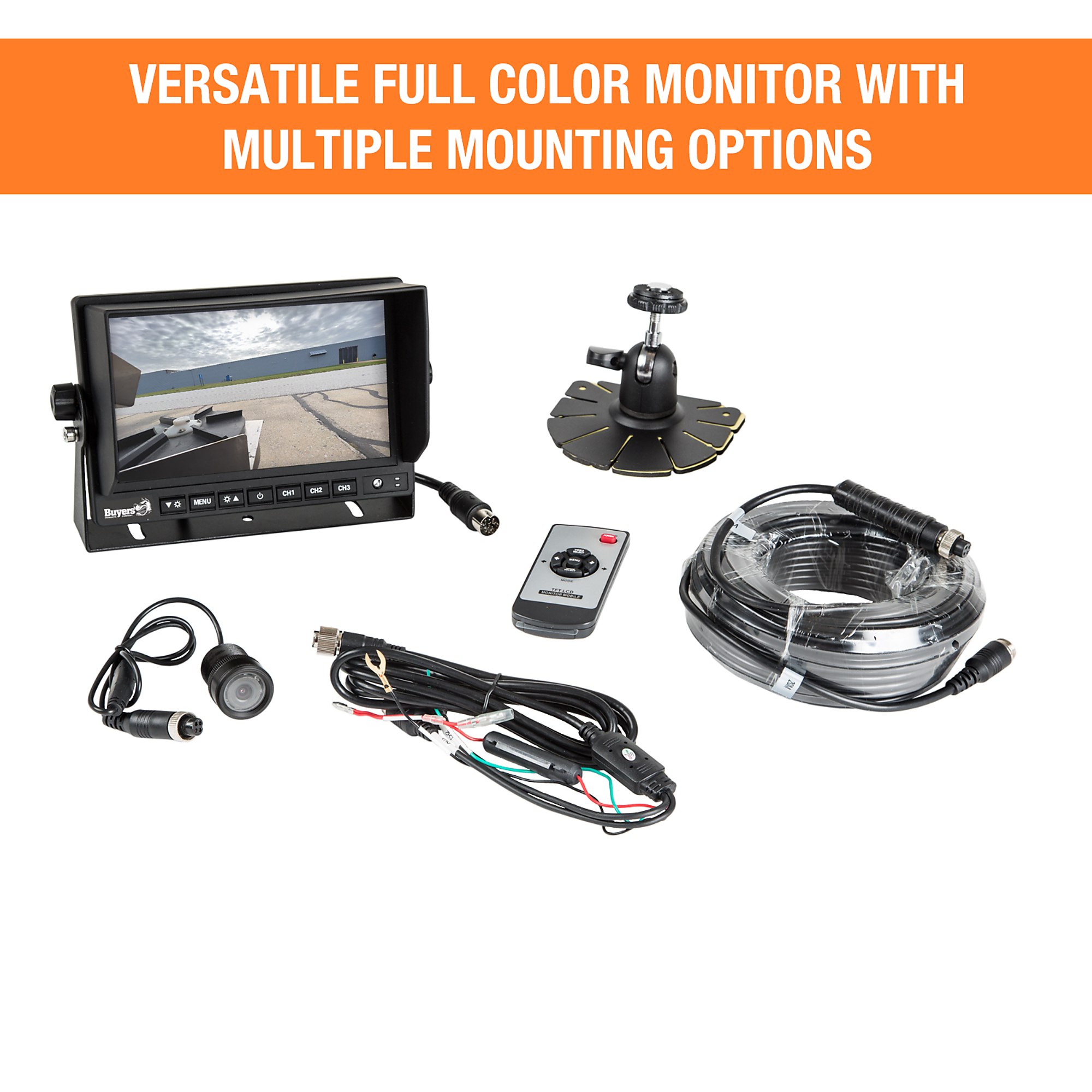 Buyers Products, HD Rear View Backup Recessed Camera System w/ Night ...