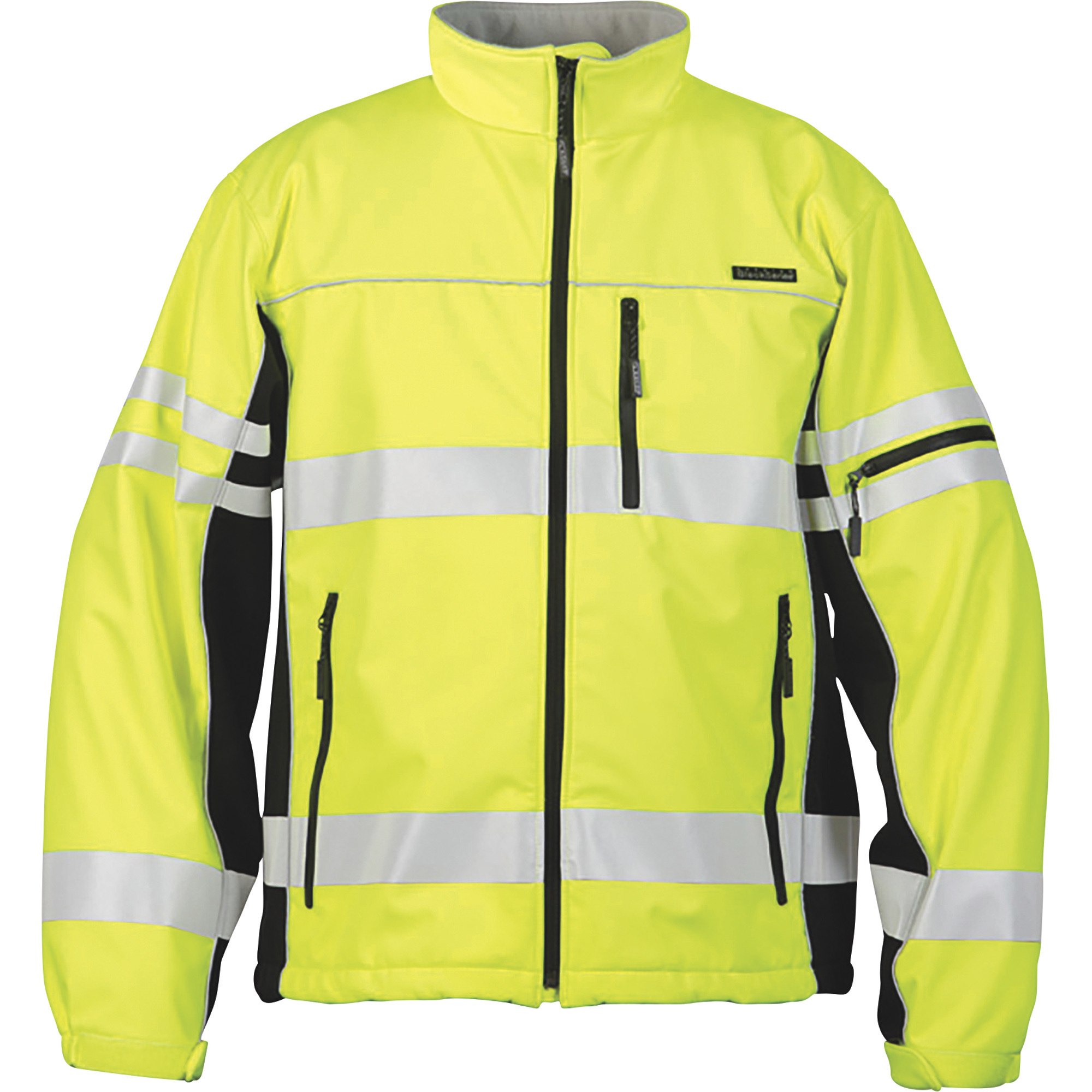 Kishigo Premium Black Series Men's Class 3 High Visibility Soft Shell ...