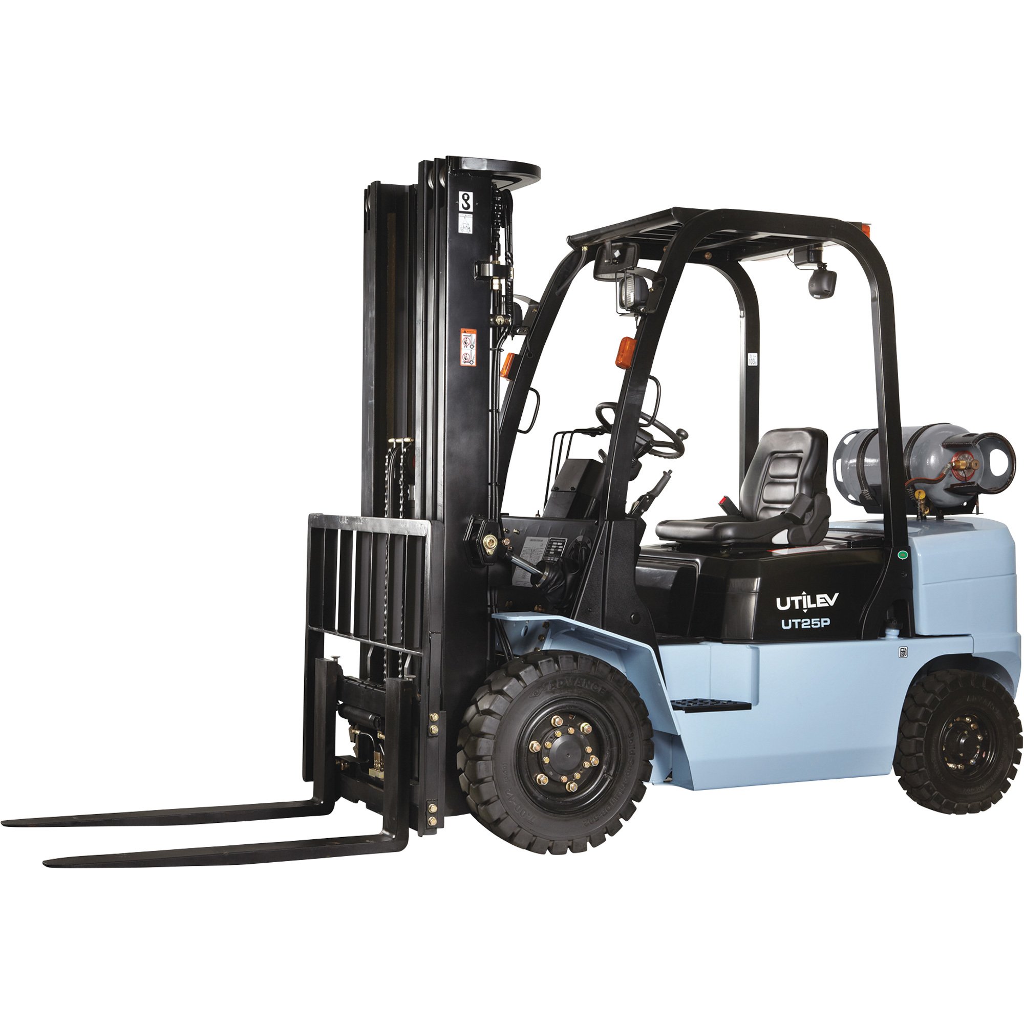 Utilev Pneumatic Tire Forklift Truck — 5000-Lb. Capacity at 24in. Load ...