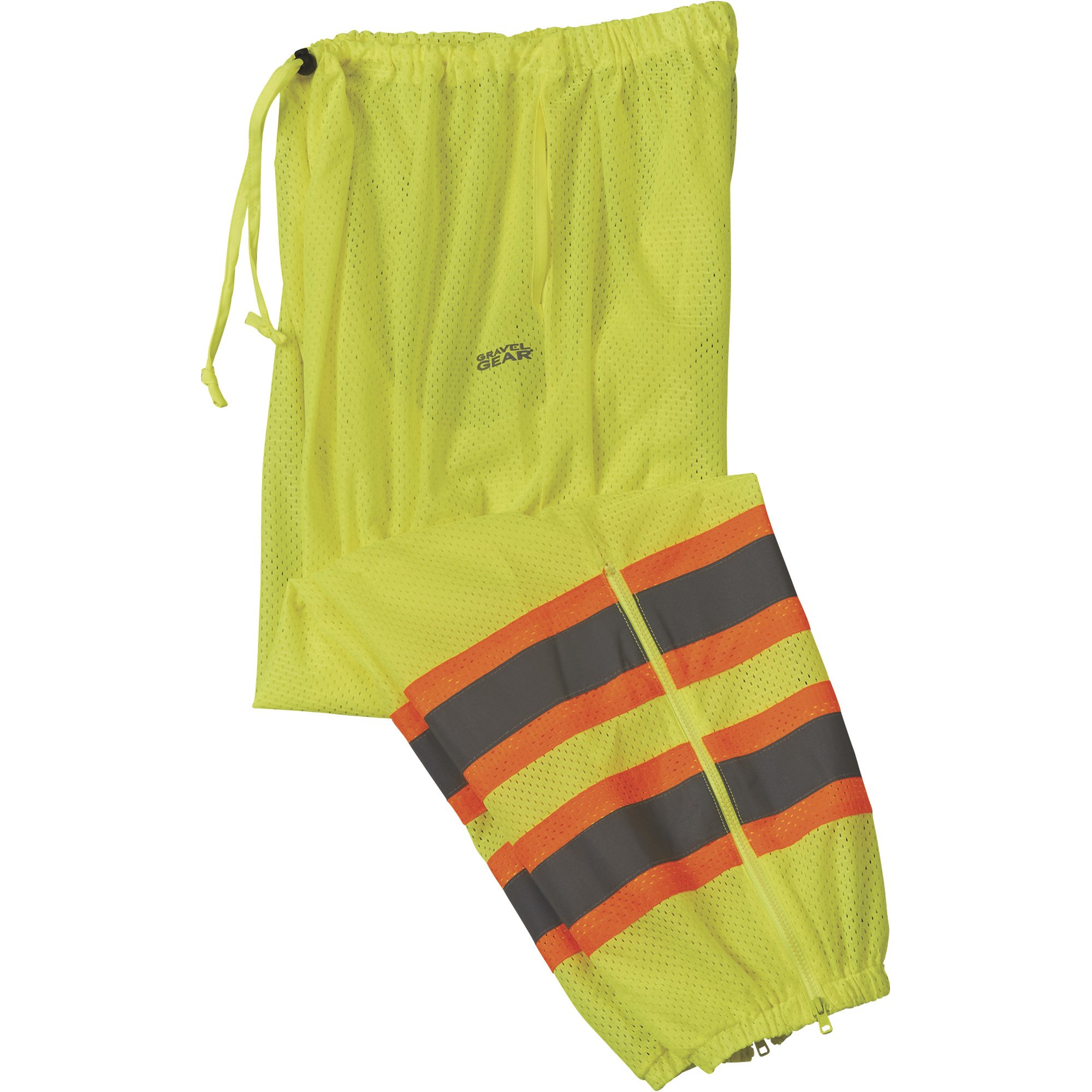 Gravel Gear HV Men’s Class E Work Pants — Lime | Northern Tool