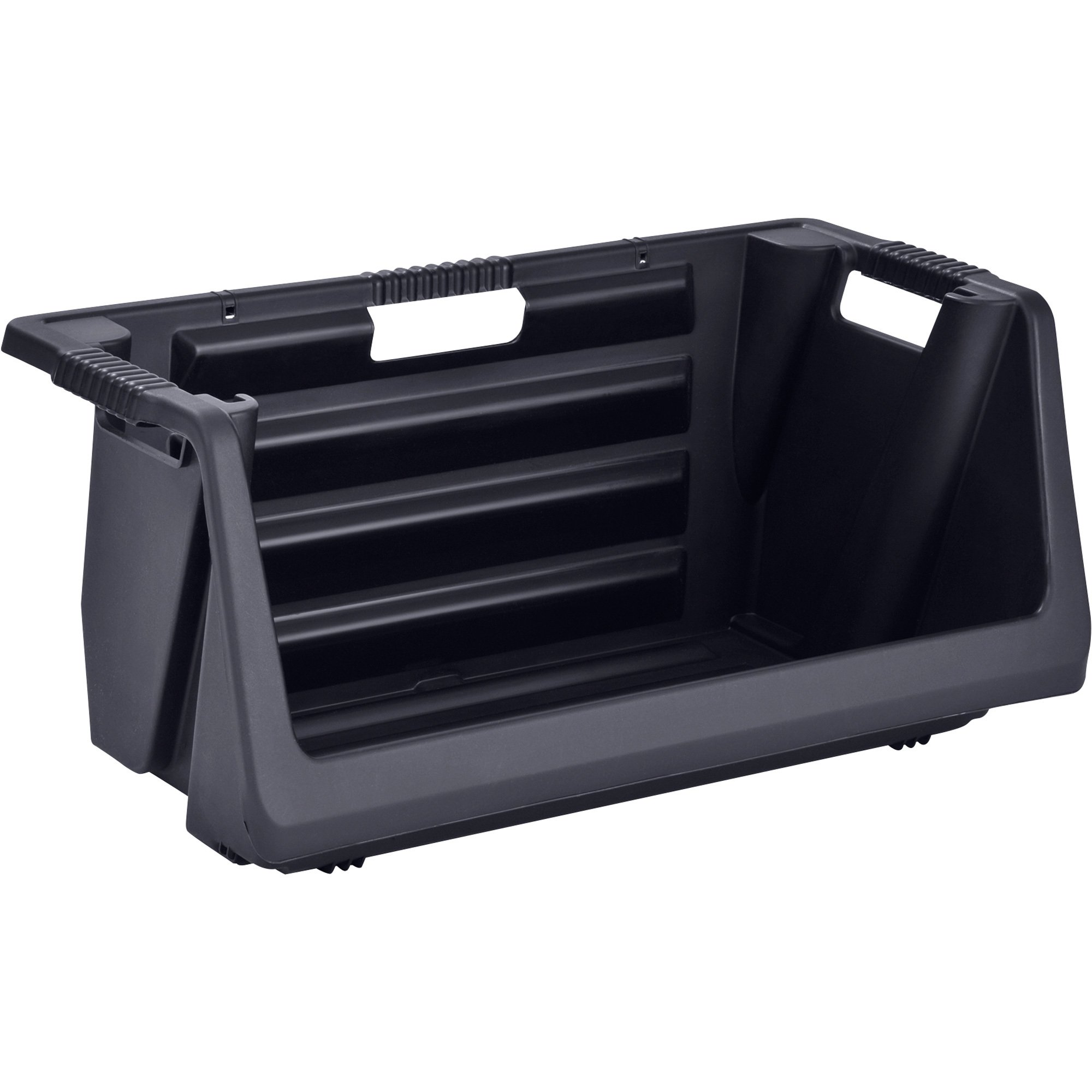 Edsal Stackable Storage Bins — 5-Pack, Model# SB311614-BK(5) | Northern ...