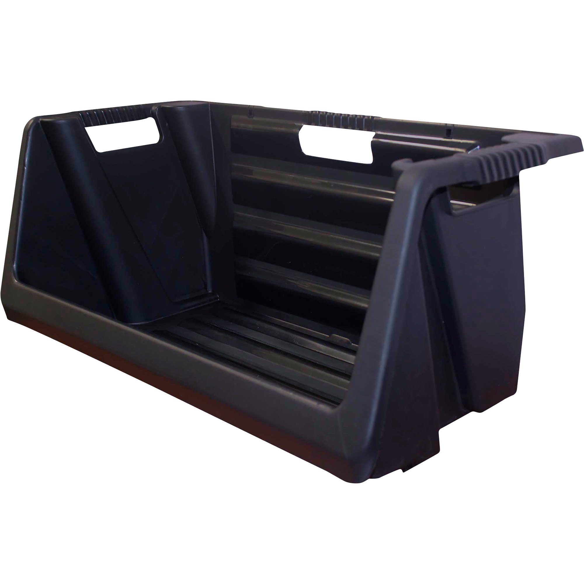 Edsal Stackable Storage Bins — 5-Pack, Model# SB311614-BK(5) | Northern ...