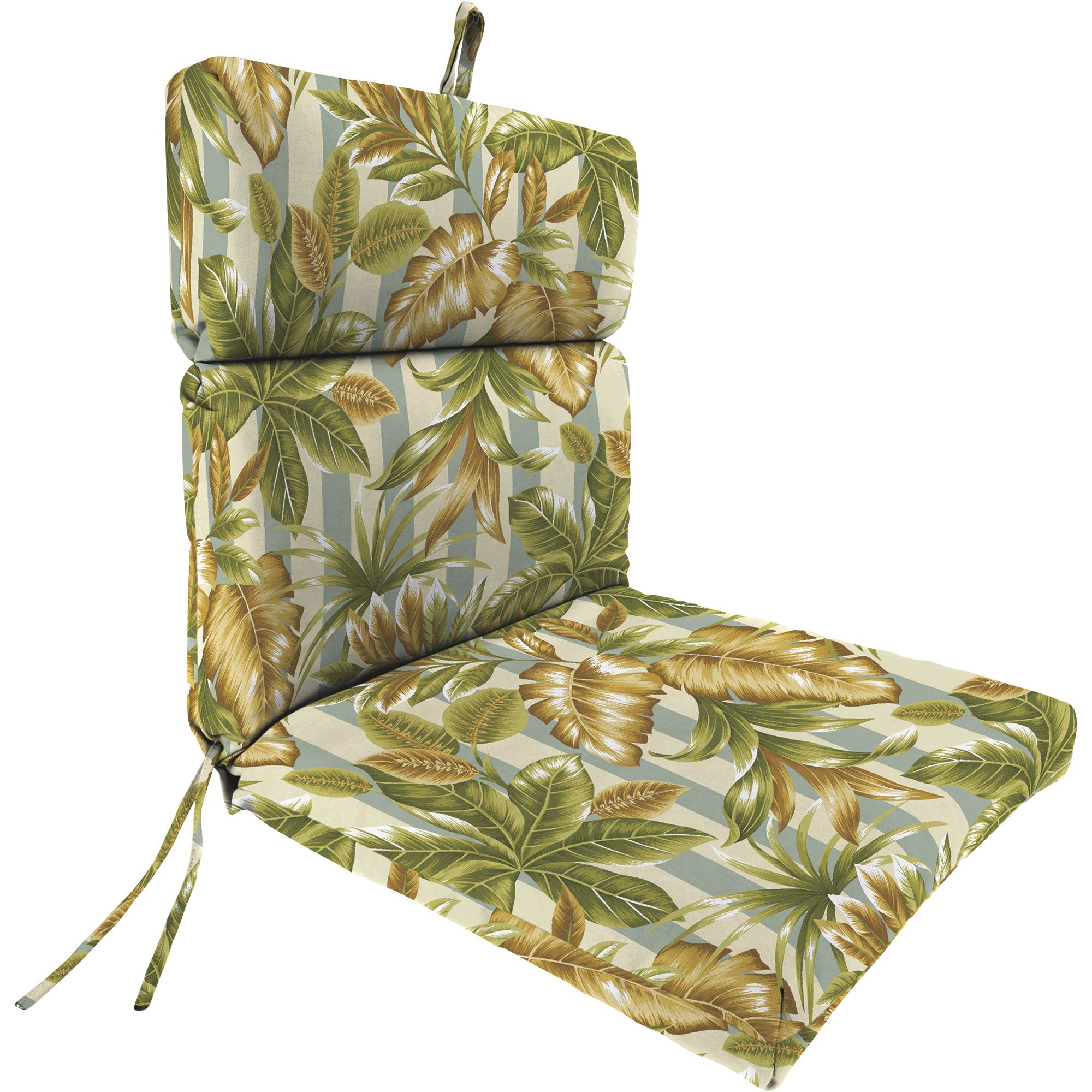 Jordan Manufacturing Chair Cushion — Spun Polyester, Freemont Bamboo ...
