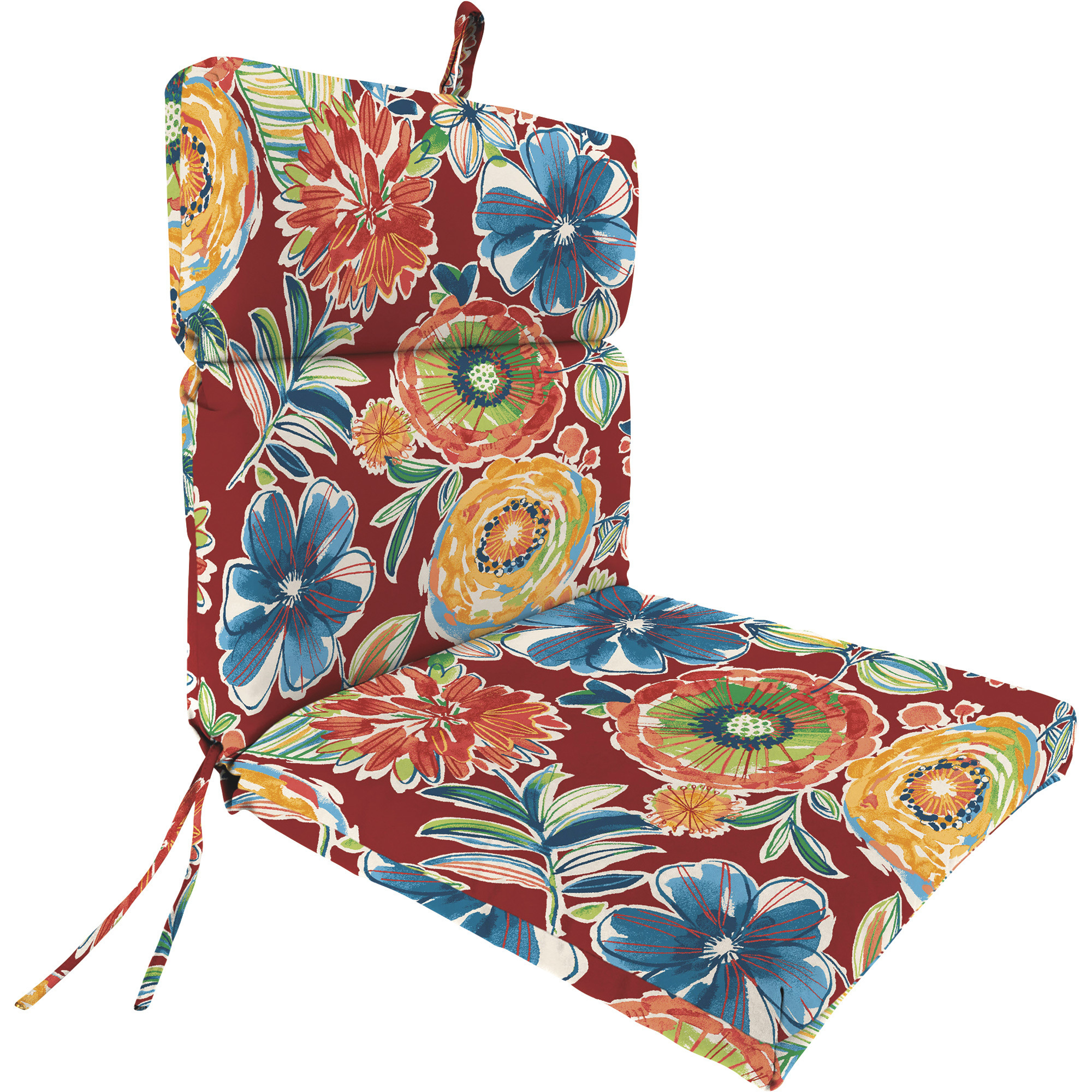 Jordan Manufacturing Chair Cushion, Spun Polyester, Colsen Berry, Model ...