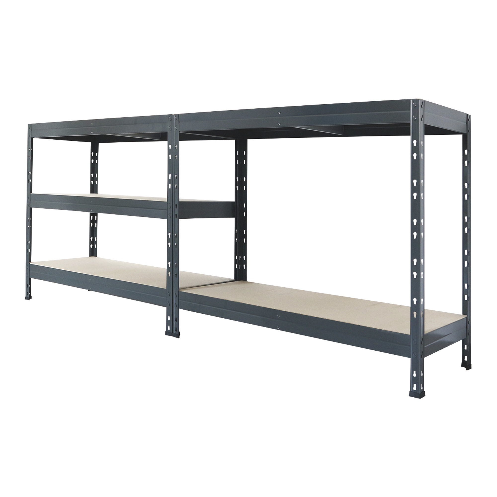 AR Shelving Fiberboard Deck Shelving, 36in.W x 18in.D x 71in.H, 4 ...