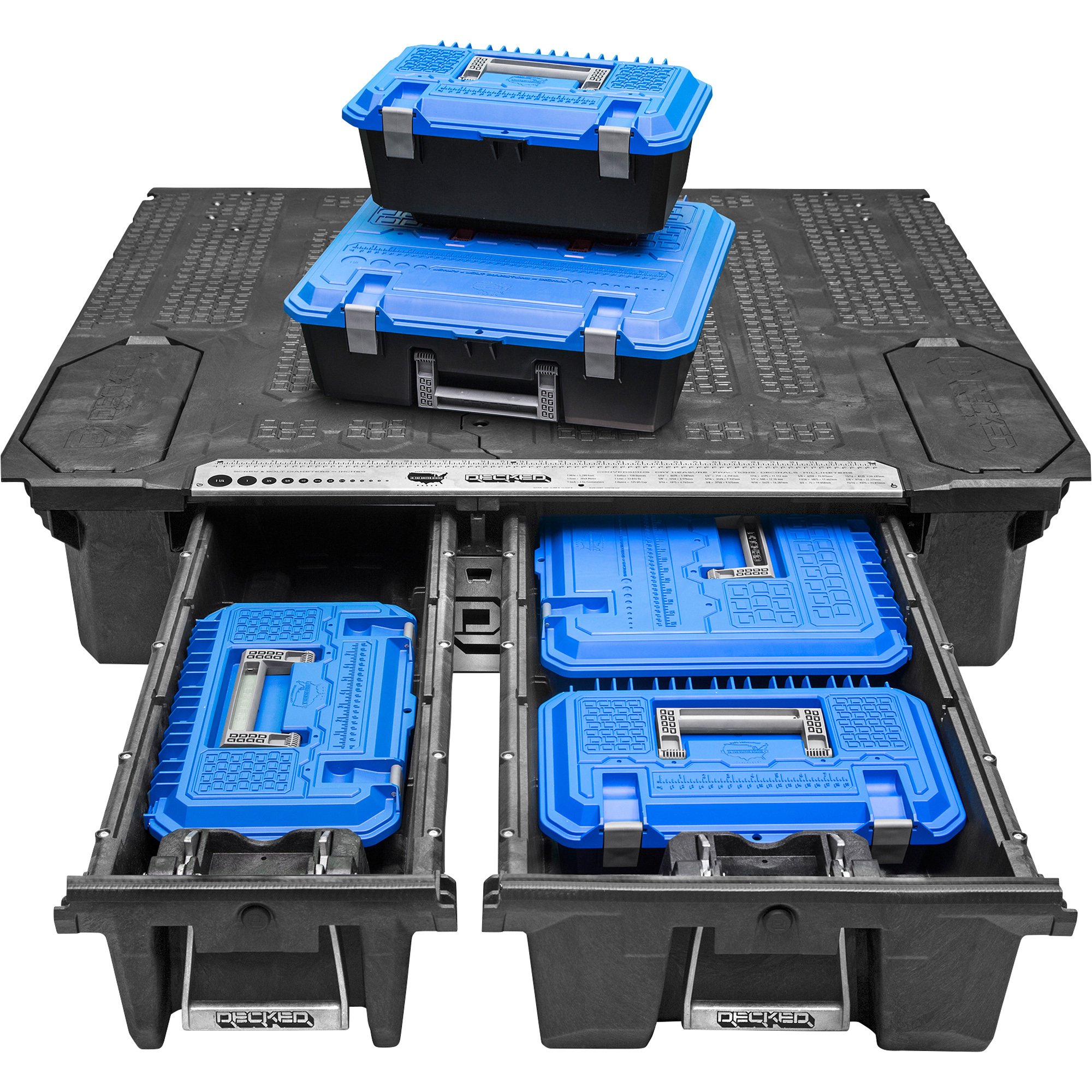 DECKED Crossbox Toolbox — 17.5in.L x 10.75in.W x 7.75in.H, Model# AD6 ...