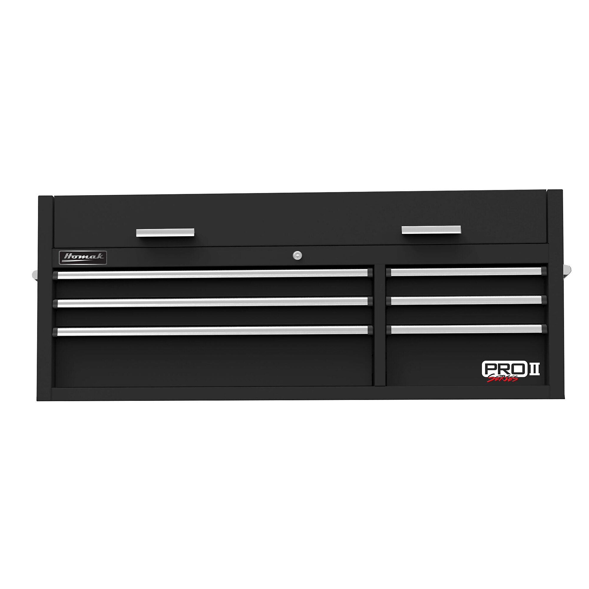 Homak 54in. Pro II 6-Drawer Top Tool Chest, 18,016 Cu. In. of Storage ...