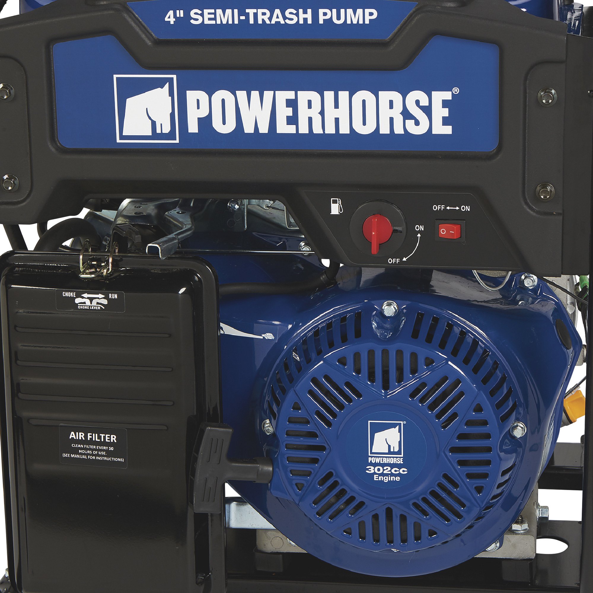 Powerhorse Extended Run Semi-Trash Water Pump — 4in. Ports, 23,040 GPH ...