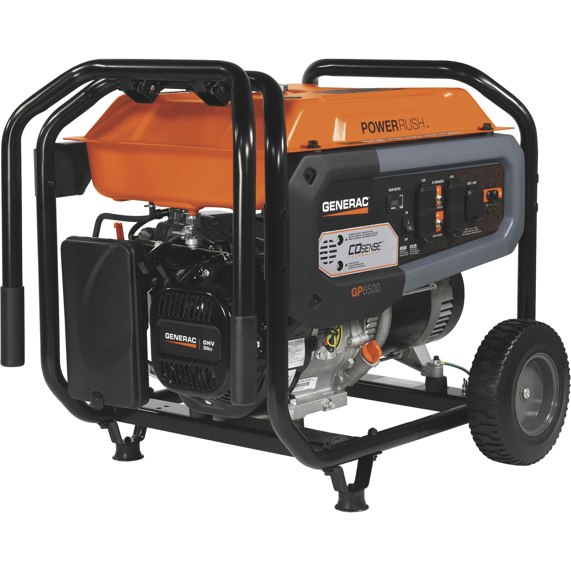 Generac Portable Generator with CO-Sense Carbon Monoxide Protection ...