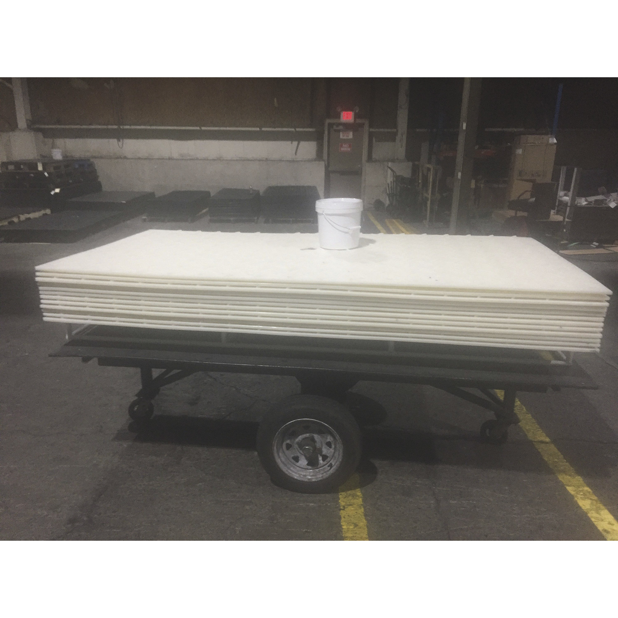 Checkers Ground Protection Mat Pack — 12-Pc. Set, Clear, 8ft.L x 4ft.W ...