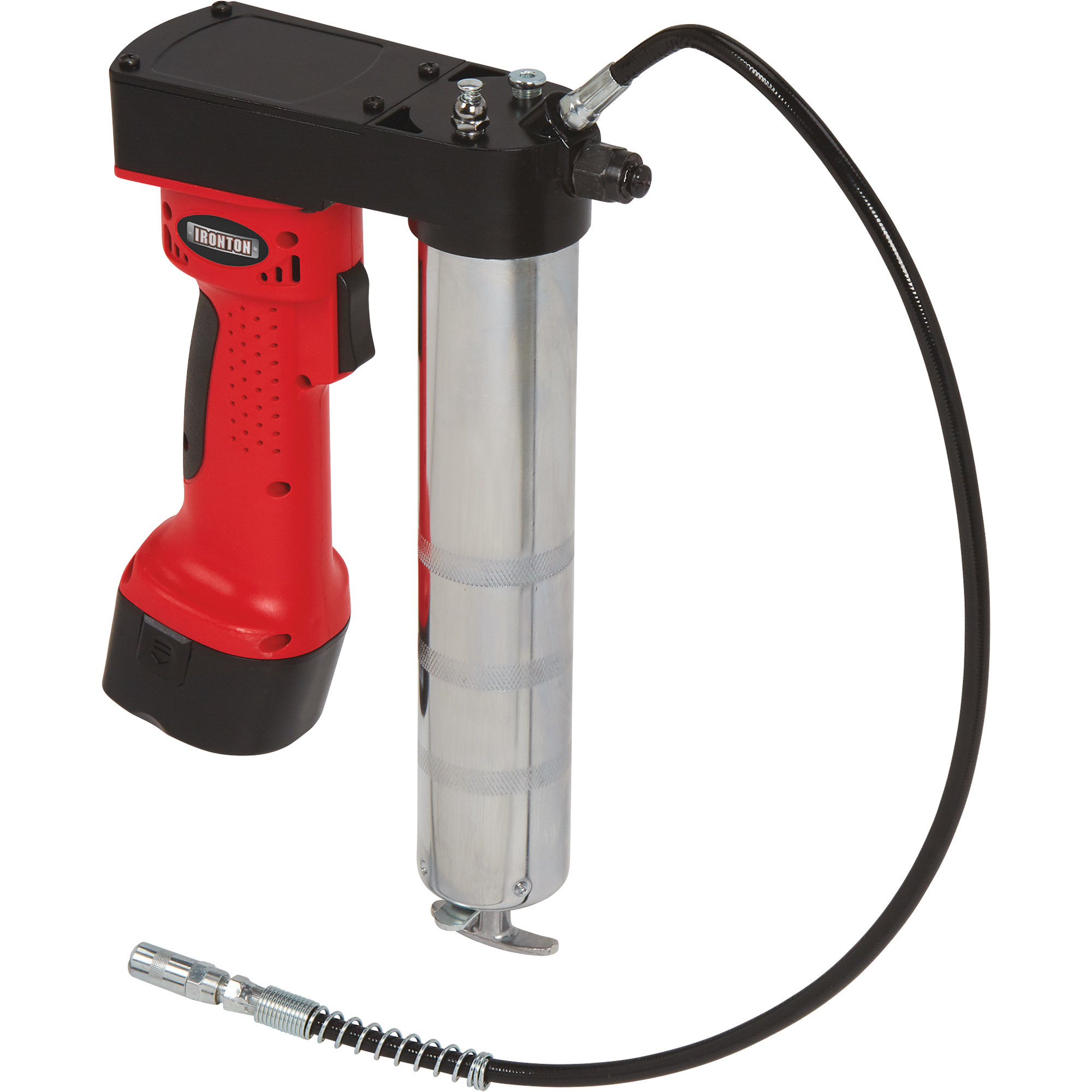 Ironton Cordless Grease Gun, 14.4 Volts, 7000 PSI, 1 Li-Ion Battery ...