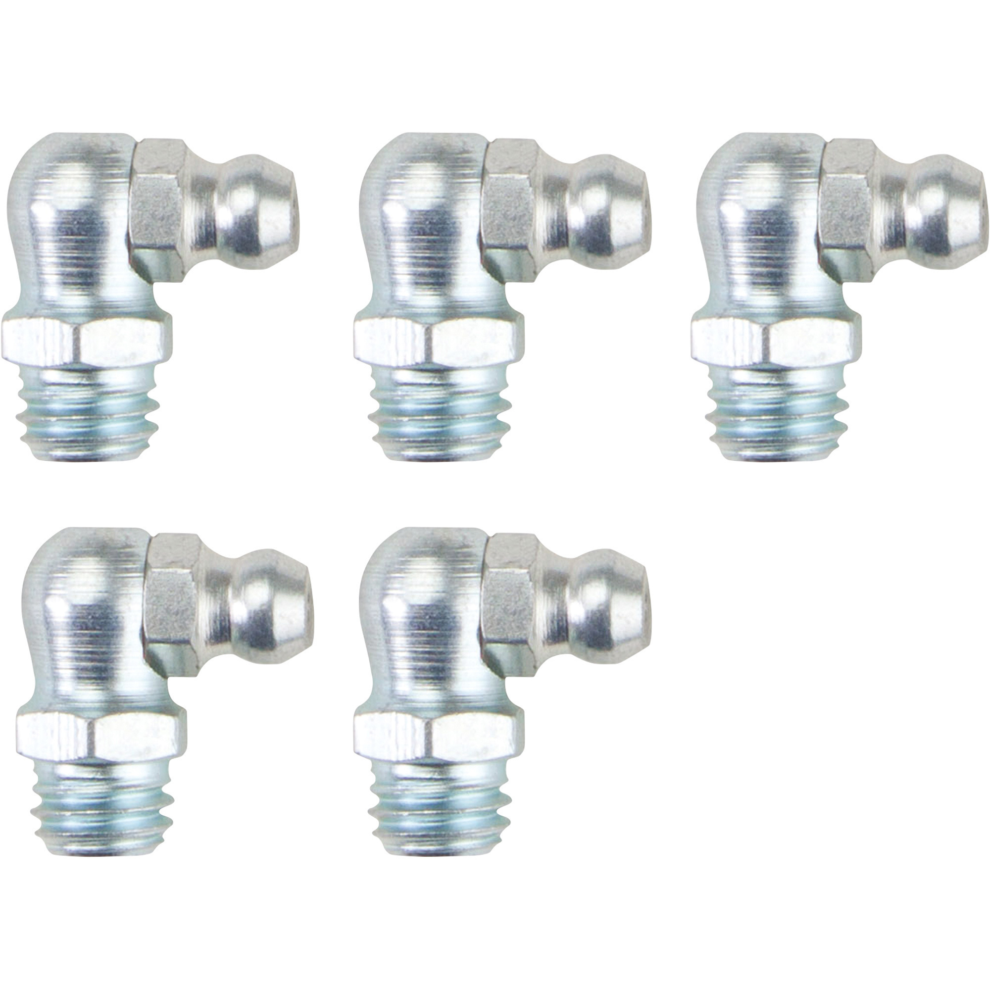 Roughneck 1/8in.-27 PTF Grease Fittings, 5-Pc., 90° Angle | Northern Tool