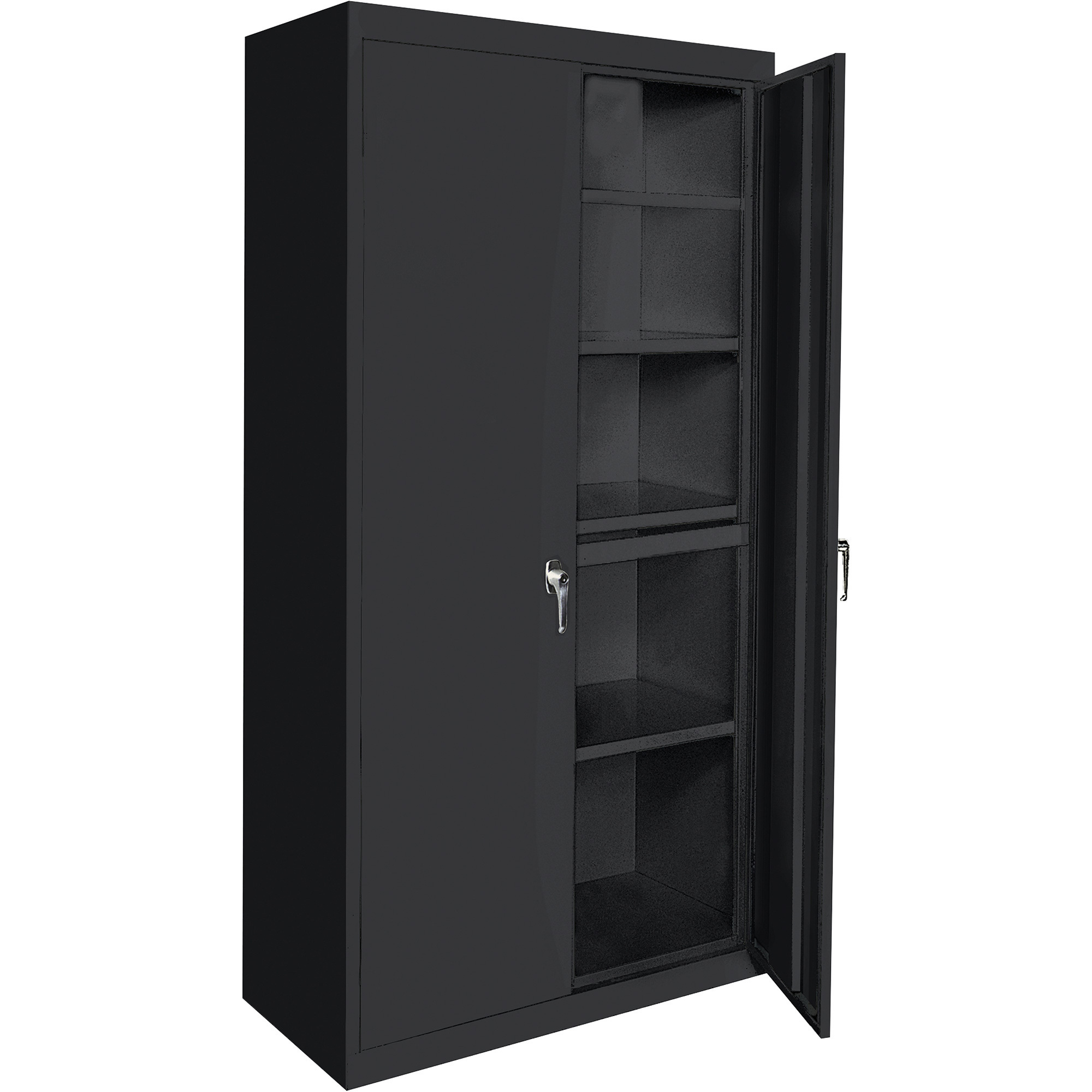 Steel Cabinets USA 36in.W x 24in.D x 72in.H Storage Cabinet, Black ...