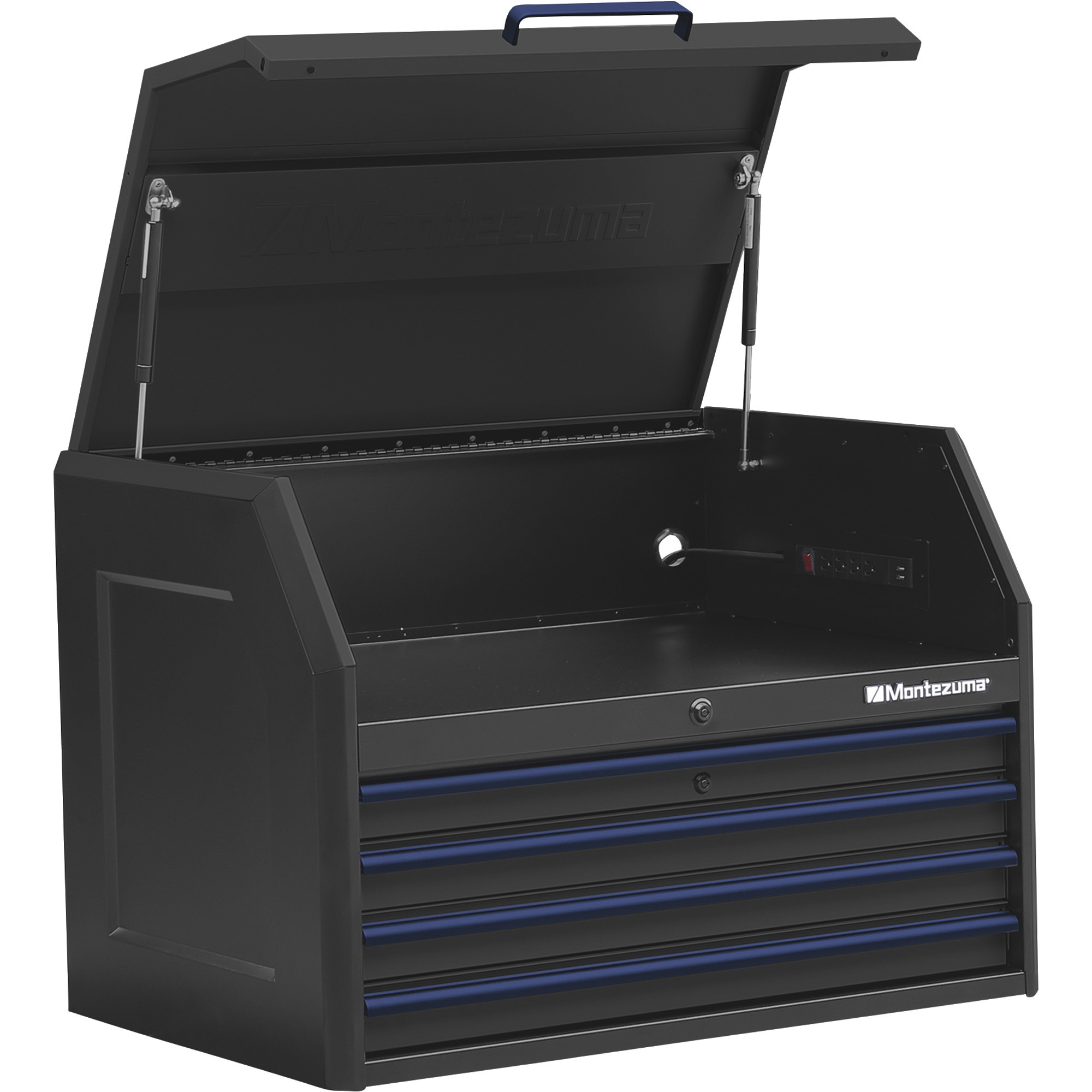 Montezuma 36in. x 24in. 4-Drawer Tool Chest, 36 5/8in.W x 24 5/8in.D x ...