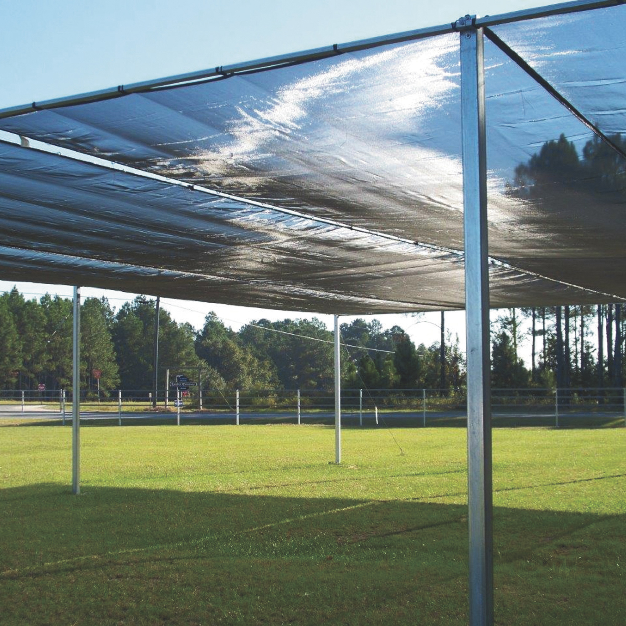 Riverstone Shade Cloth System with Brass Grommets, 8ft. x 20ft., 30 ...