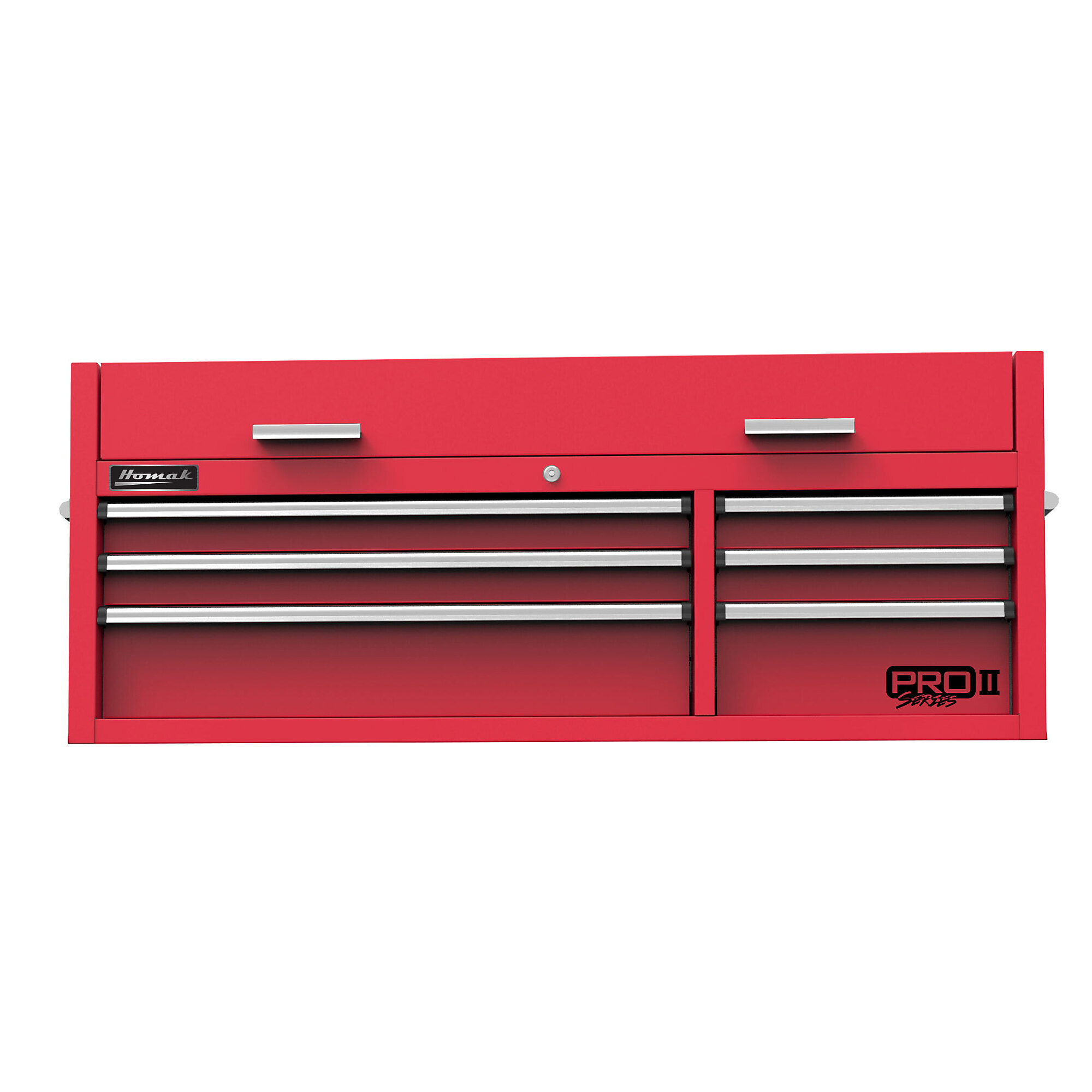 Homak 54in. Pro II 6-Drawer Top Tool Chest, 18,016 Cu. In. of Storage ...