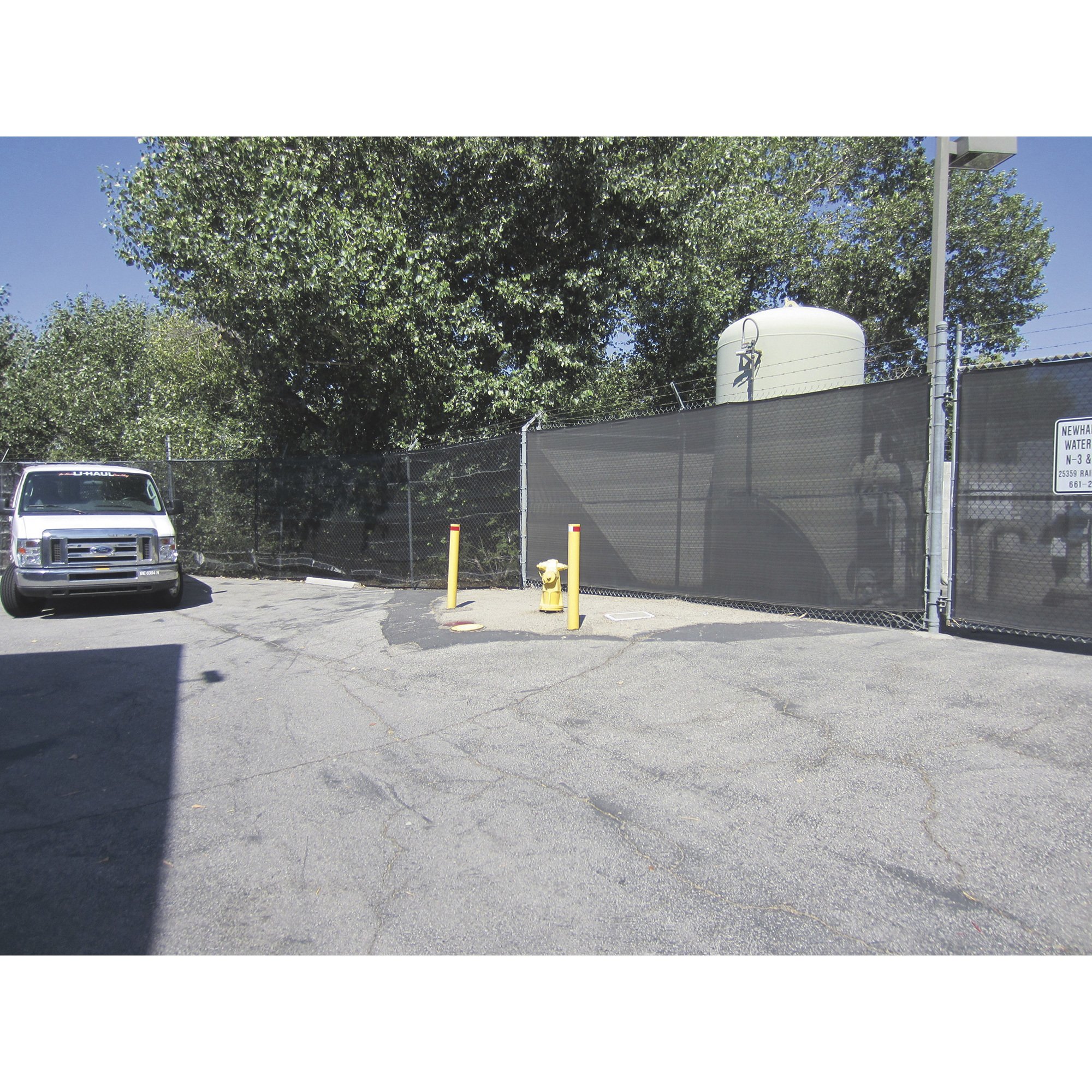 Riverstone Knitted Black Shade Cloth with Grommets — 10ft. x 20ft., 30 ...