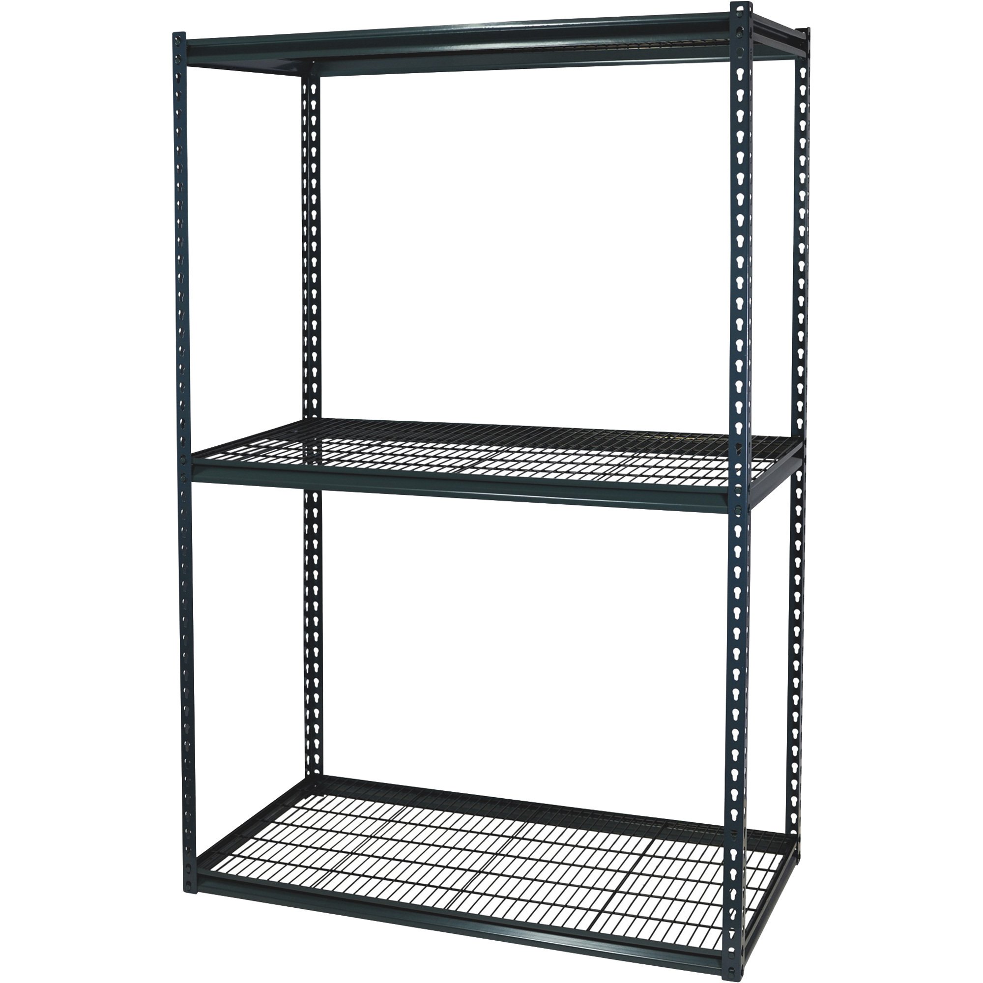 StorageMax Series 100B Boltless Shelving — 48in.W x 24in.D x 72in.H, Z ...
