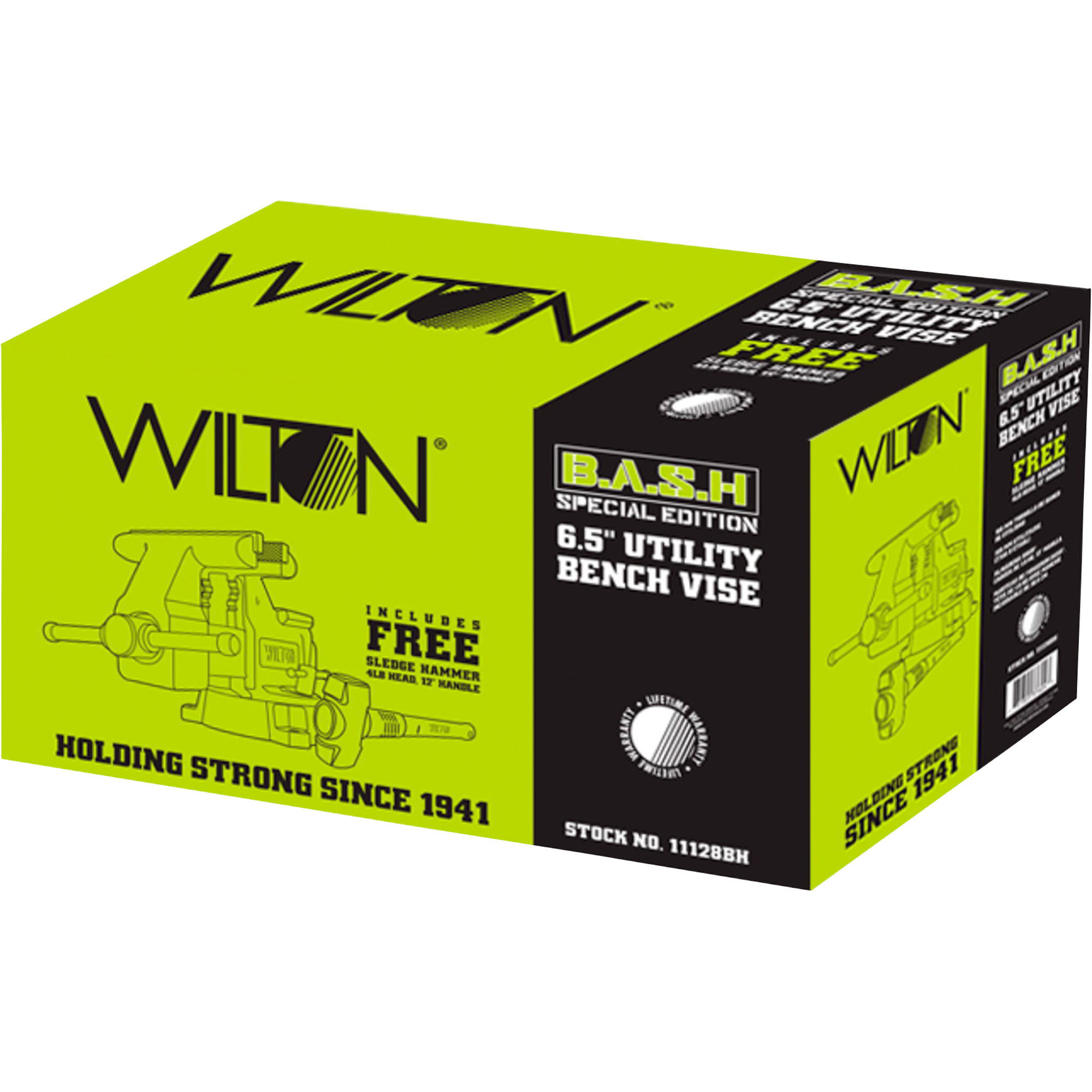 Wilton B.A.S.H. Utility Vise and Hammer Combo, 6.5in. 180° Swivel Vise ...