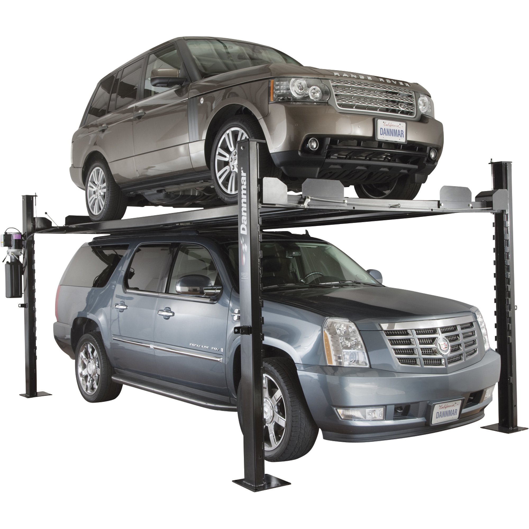 Dannmar 4-Post Wide Car Lift — 7000-Lb. Capacity, Model# D-7/X ...