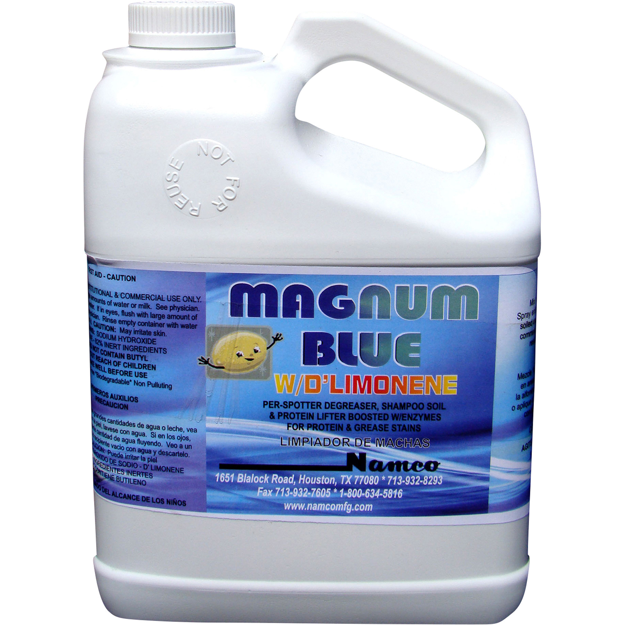 Namco Magnum Blue with D'Limonene Carpet Pre-Spotter and Floor ...