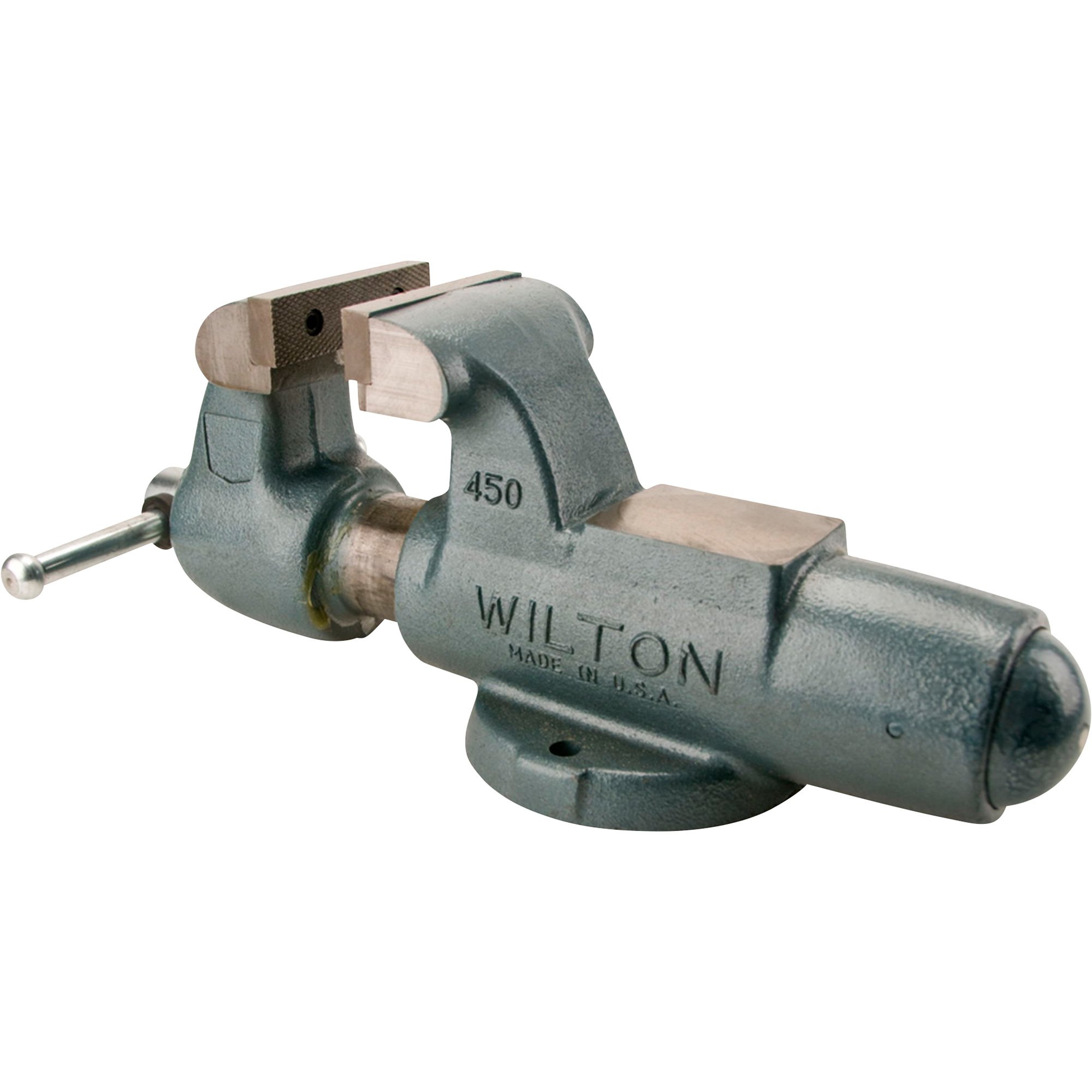 Wilton Machinist Round Channel Bench Vise — 8in. Jaw Width, Model# 800N ...