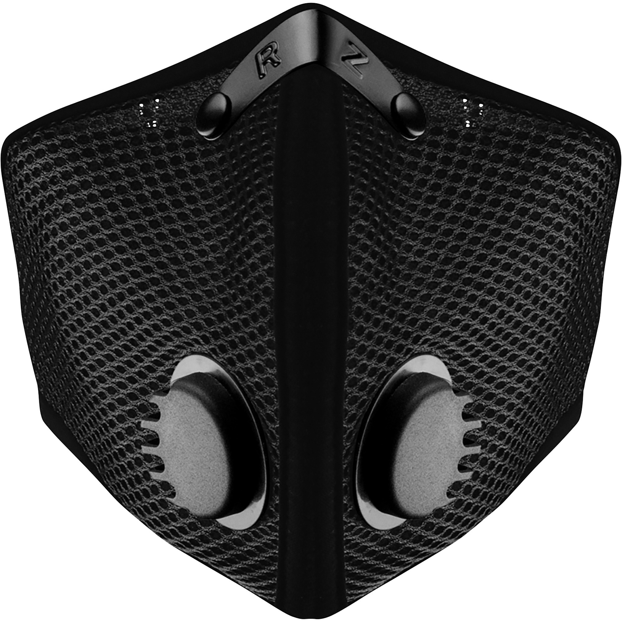 RZ Face Mask M2 Mask with 2 F1 Active Carbon Filters — Black, Large, 1 ...