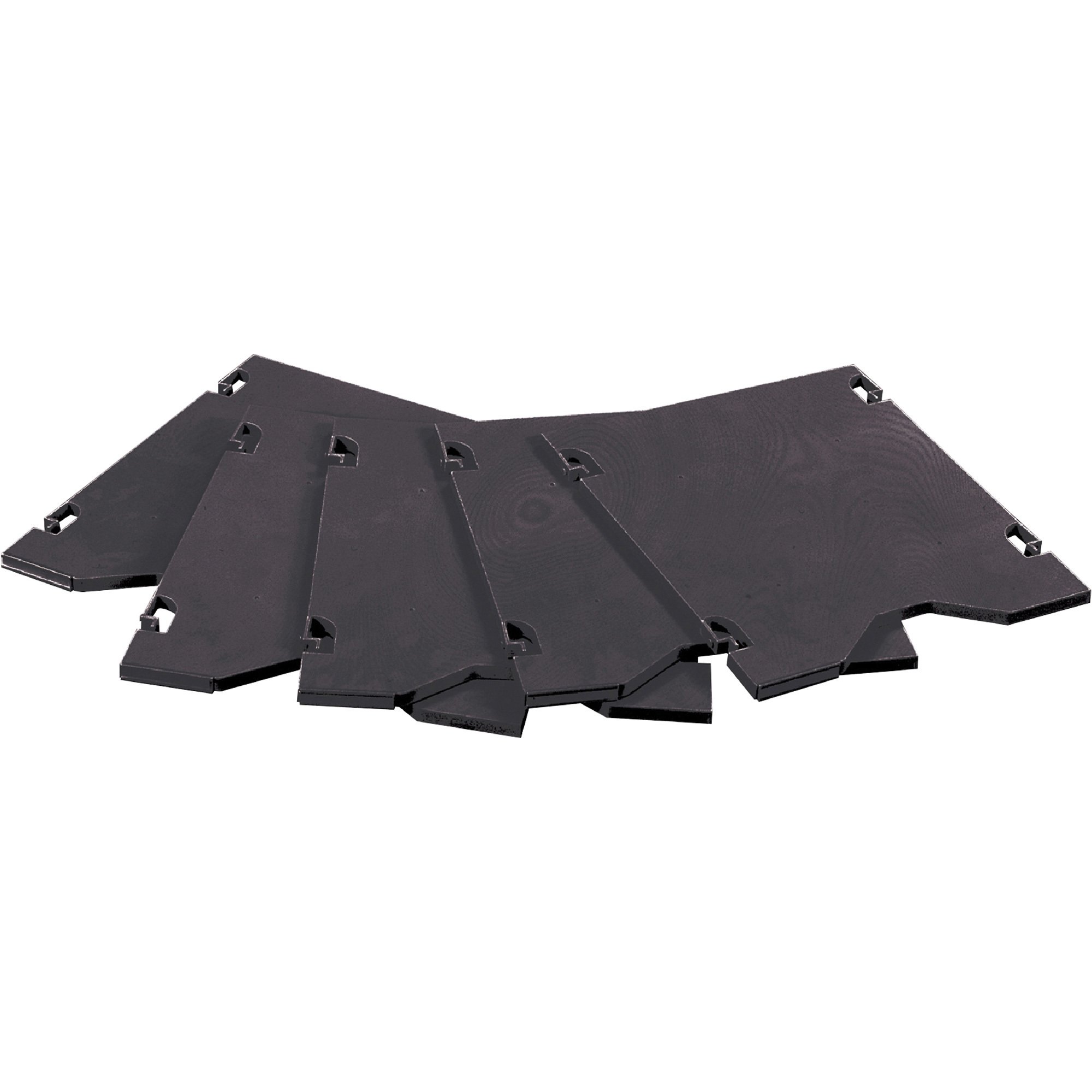 Safco E-Z Sort Additional Mail Trays — Set of 5, Black, 12 1/2in.L x ...