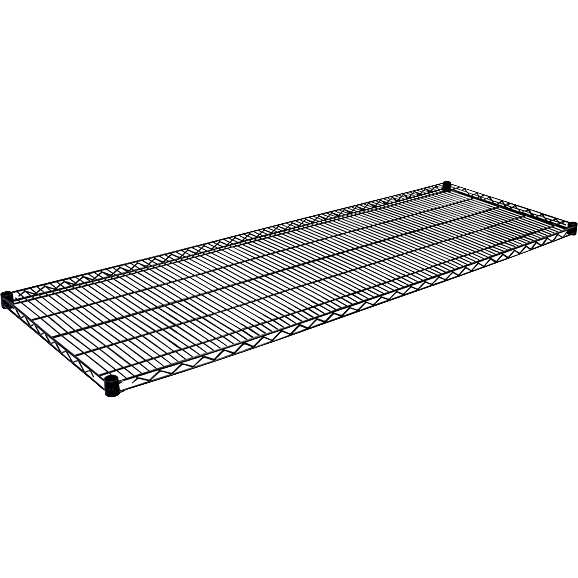 StorageMax Black Wire Shelving — Extra 72in.W x 24in.D Shelf, NSF ...